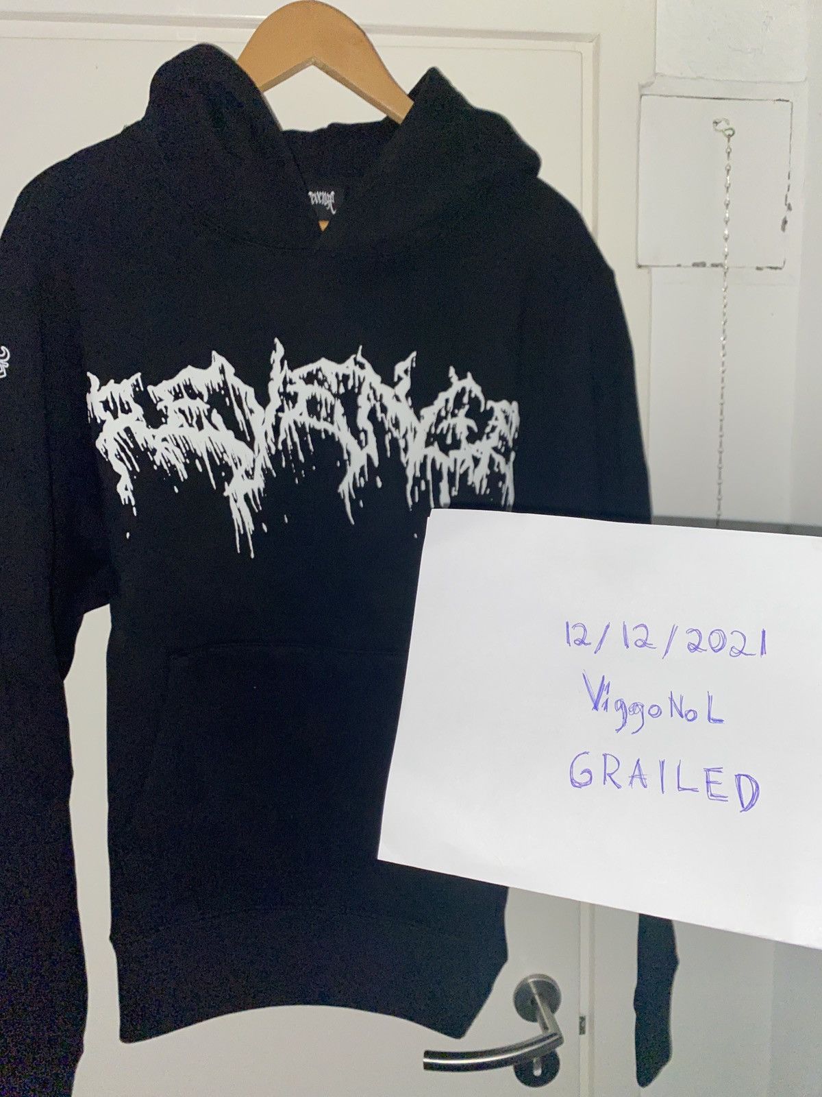 Revenge Revenge Lightning Drip Hoodie | Grailed
