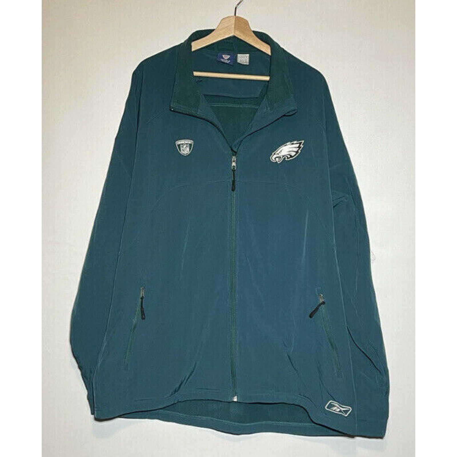 Reebok Philadelphia Eagles NFL Reebok On Field Jacket Green EUC | Men's ...