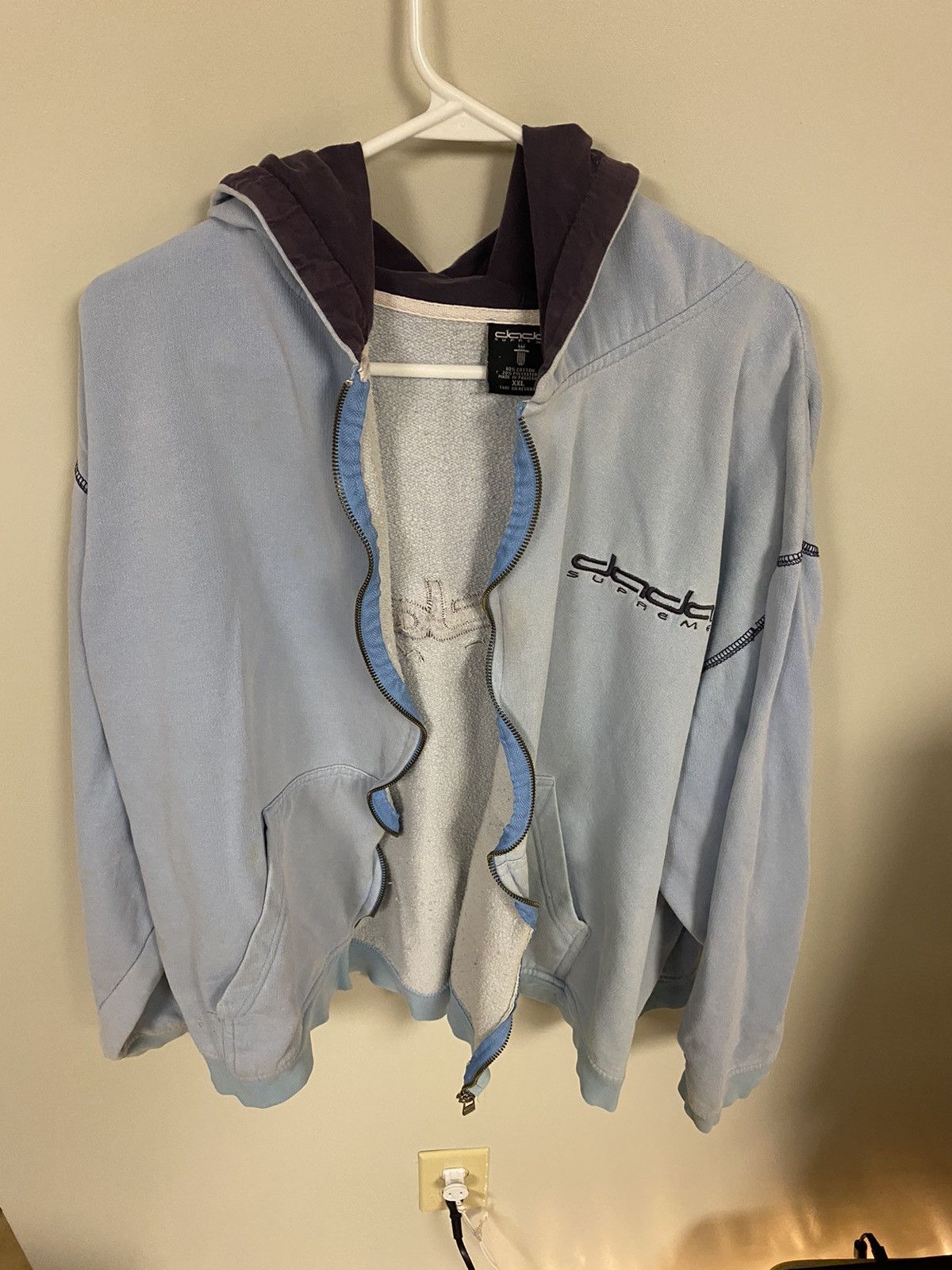 Vintage VINTAGE authentic dada supreme light blue zip up | Grailed