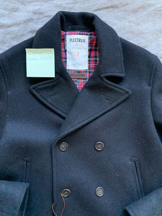 Ben Sherman Ben Sherman Plectrum double breasted peacoat | Grailed