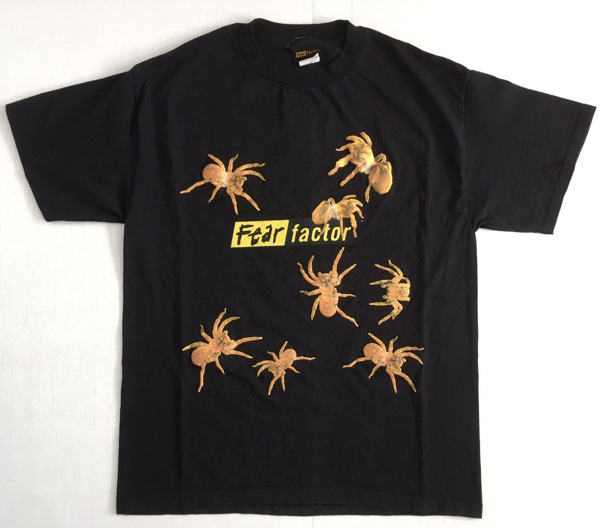 Vintage FEAR FACTOR SHIRT 2004 TARANTULA SPIDERS VINTAGE Y2K HORROR ...