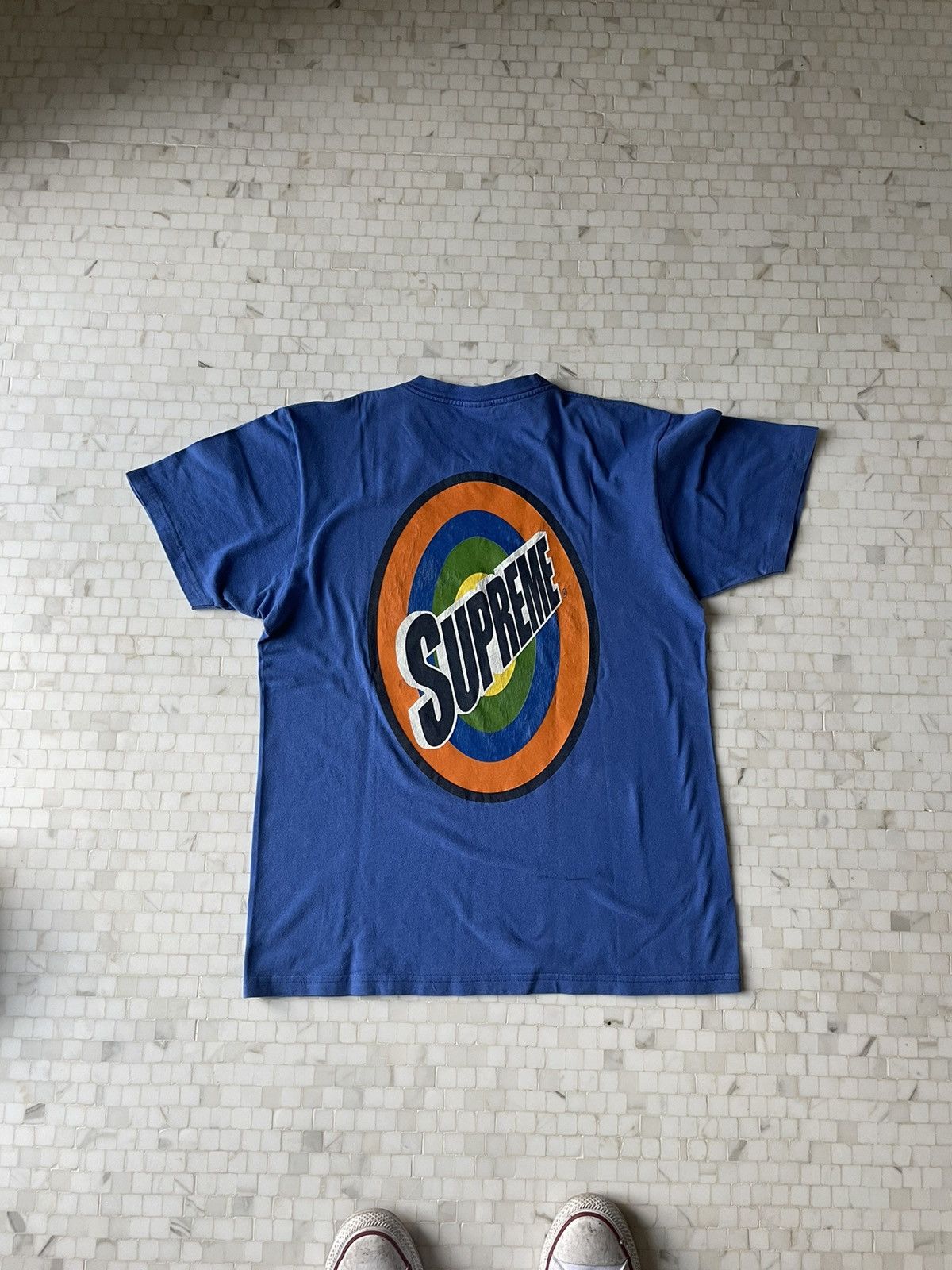 Supreme Royal Blue Supreme Shout Logo Tee | Grailed