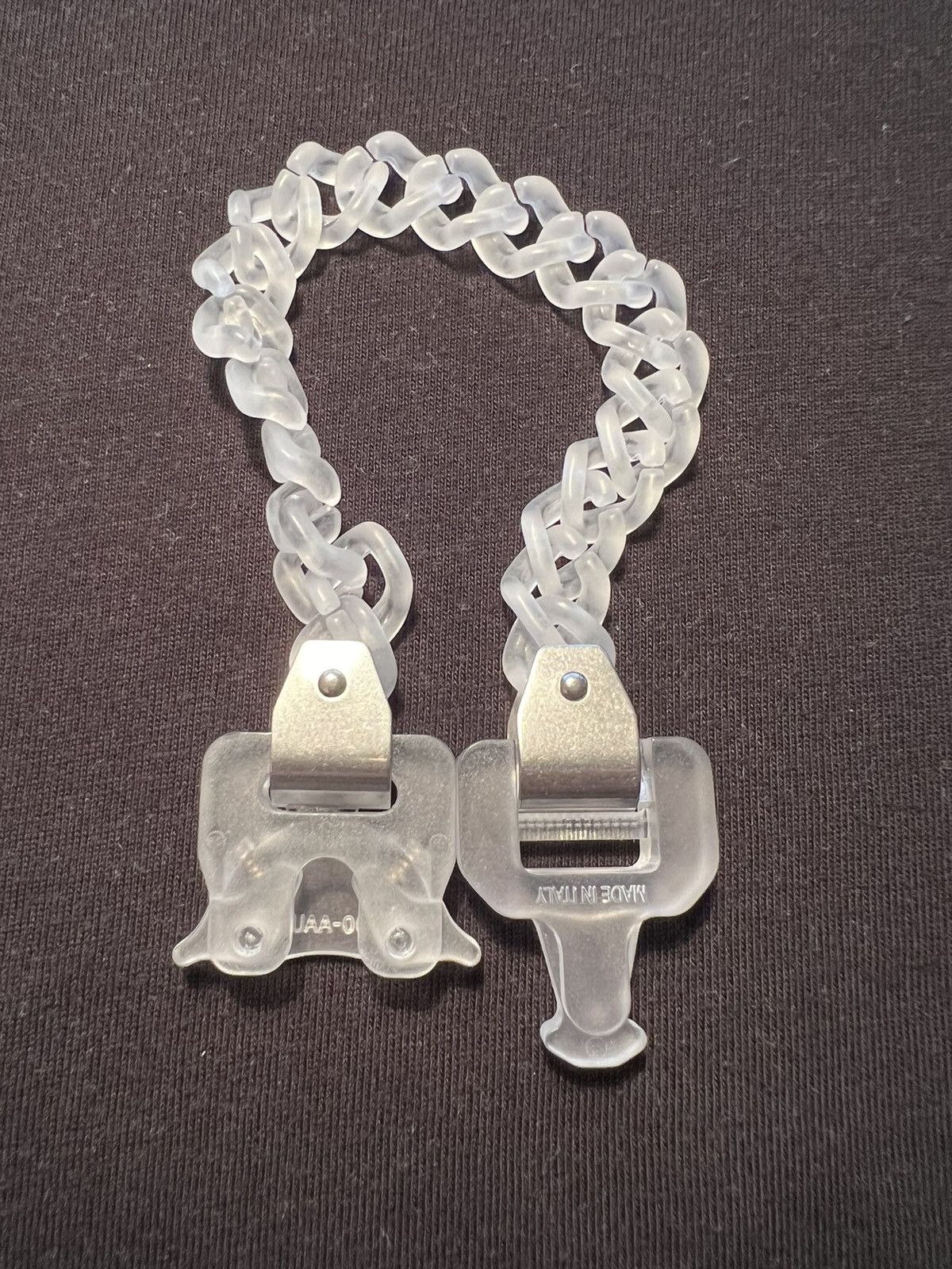 1017 ALYX 9SM ALYX Transparent Chain Bracelet | Grailed
