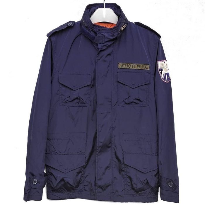 Schott Schott Field Jacket Navy | Grailed
