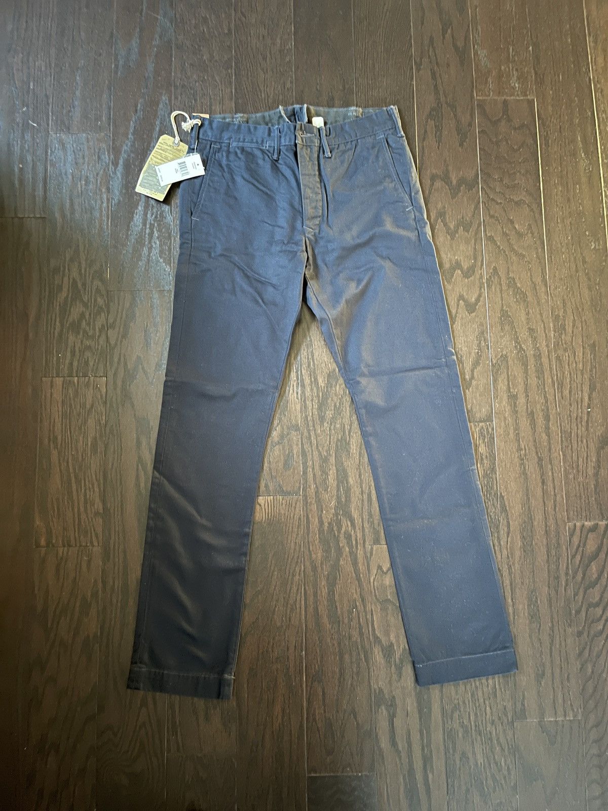 Polo Ralph Lauren × RRL Ralph Lauren RRL Slim Fit Cotton Chino in Navy Size 31x32 | Grailed