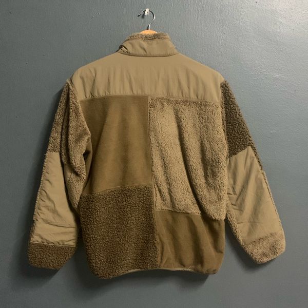 Engineered Garments Engineered Garments fleece sherpa patch jacket ...