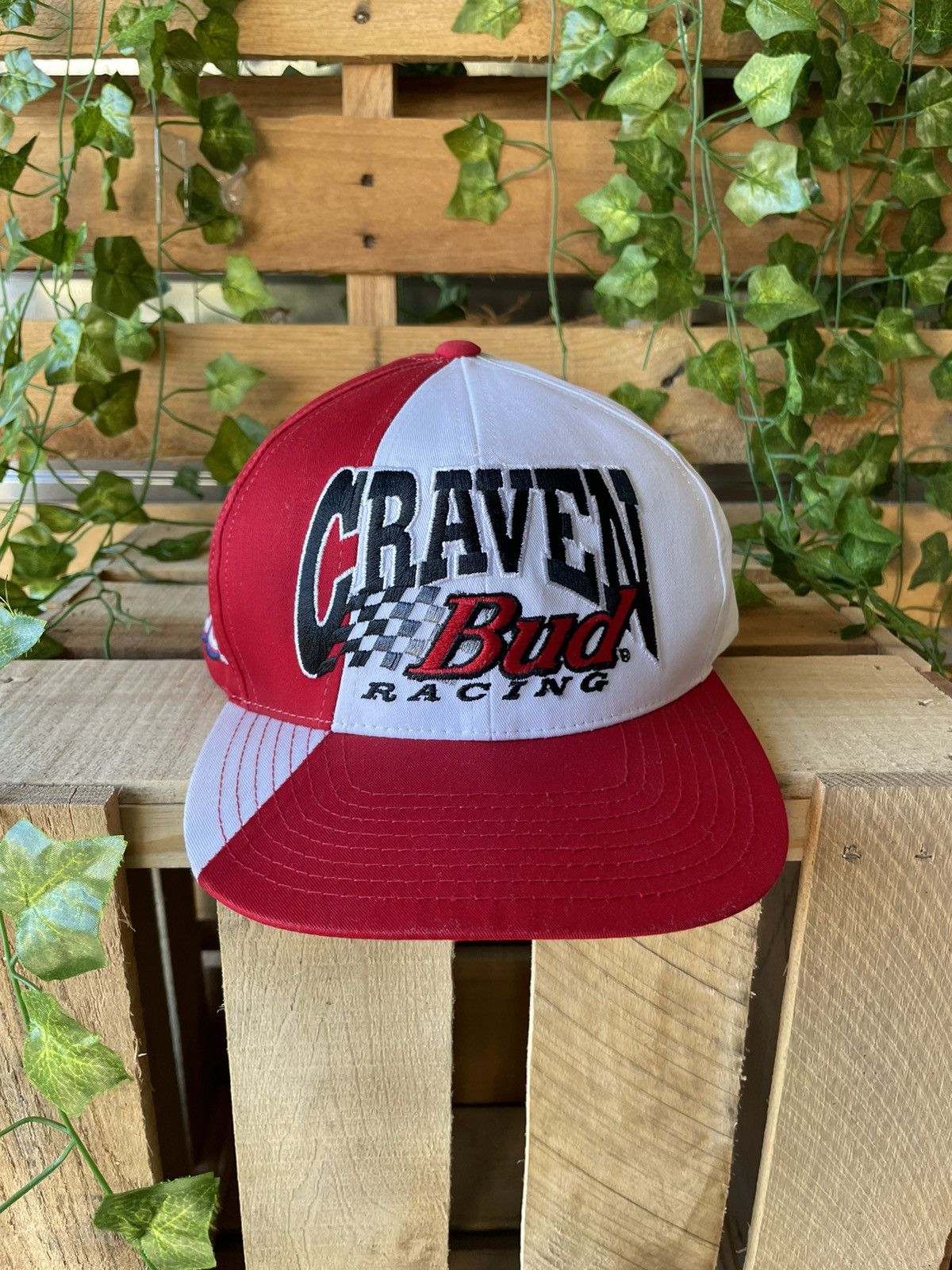 Vintage Vintage Budweiser Beer Nascar Racing Craven Hat 90’s New | Grailed
