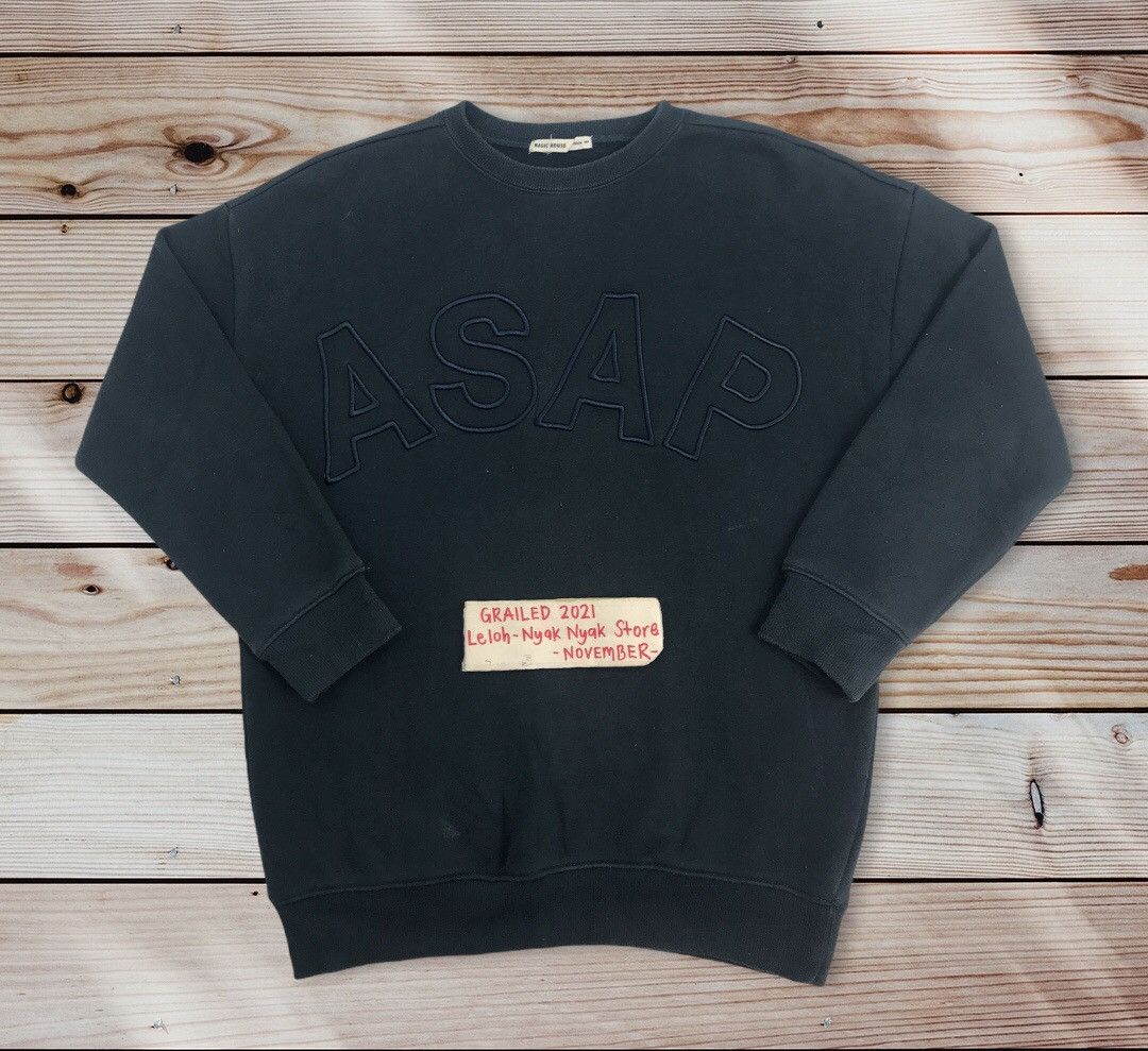 Japanese Brand ASAP Sweatshirt Basic House big logo | Grailed
