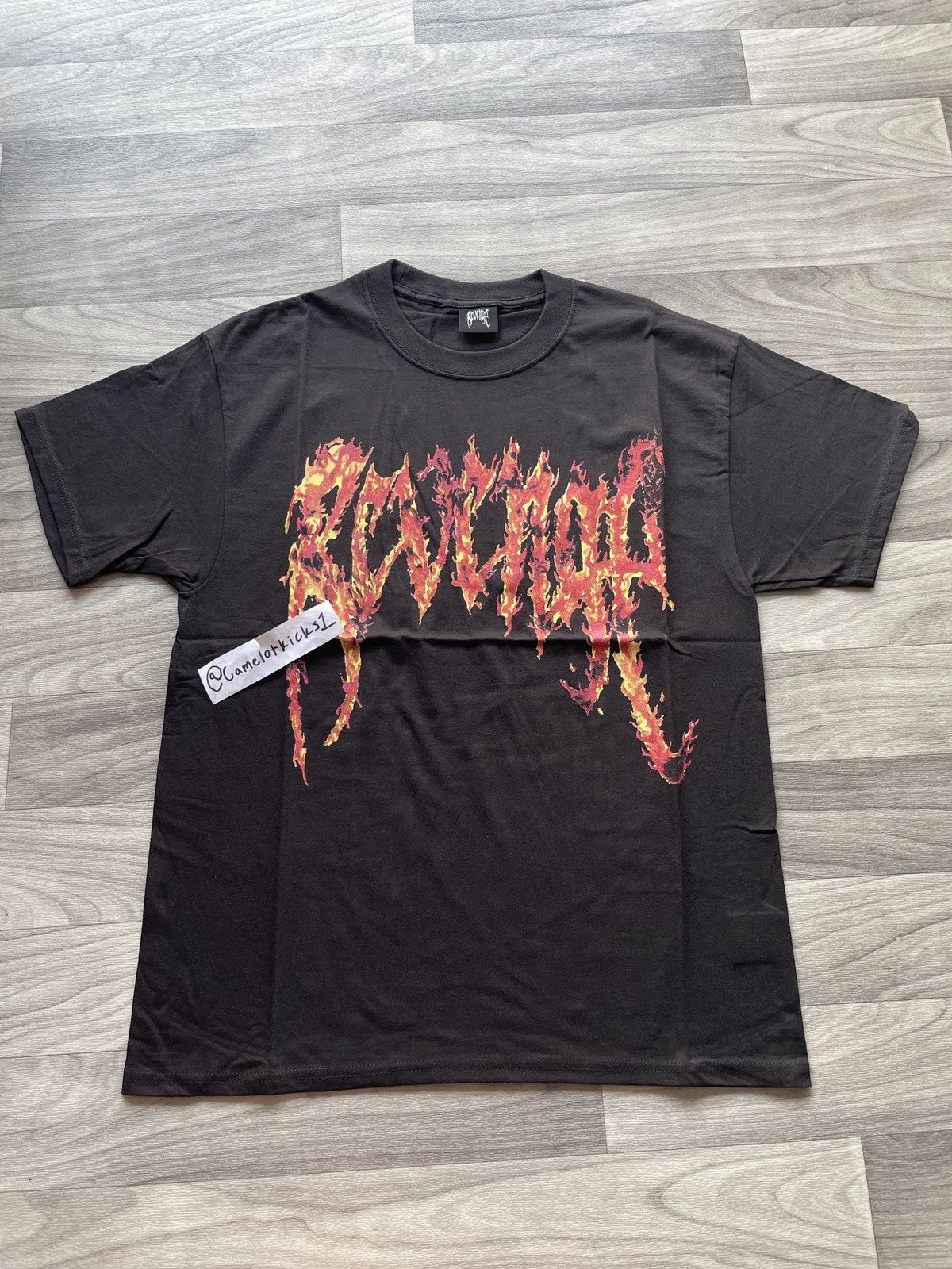 Revenge Revenge Inferno T-Shirt Black Red | Grailed