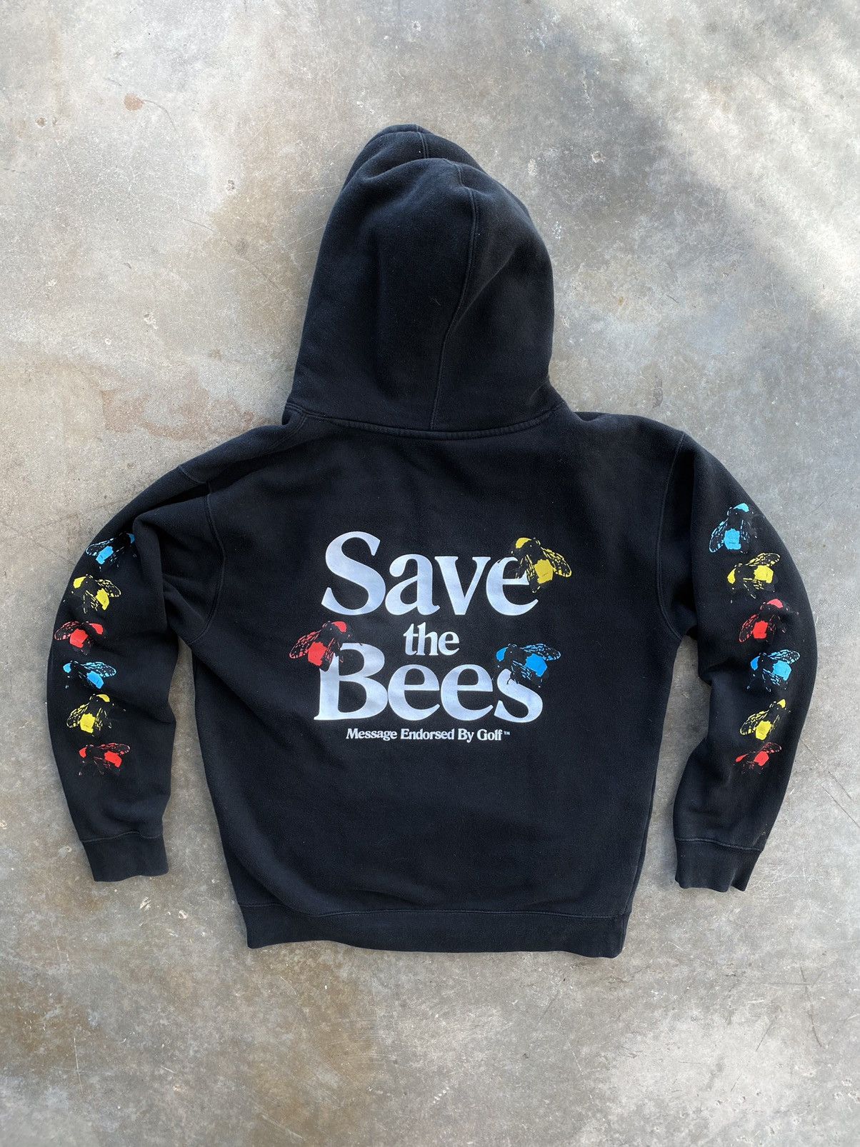 Golf Wang Golf Wang Save The Bees Hoodie Black Medium 🥣🧊 Eco Igor Bomb ...