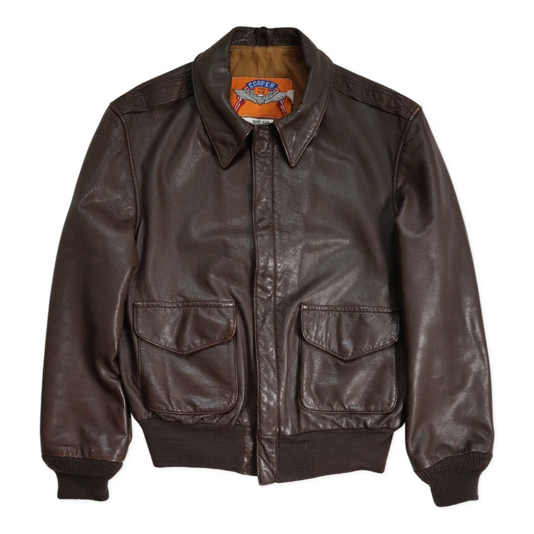 Cooper × Vintage 80’s Cooper A2 Leather Flight Jacket | Grailed