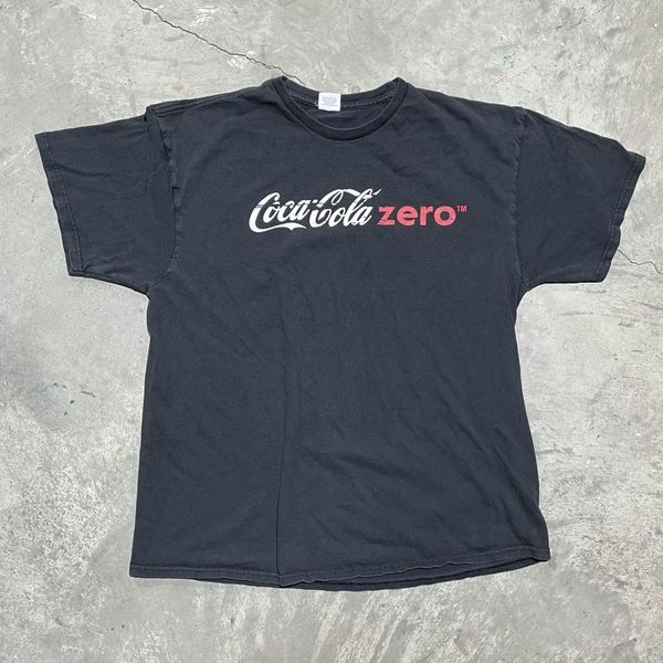 Vintage Coca-Cola Zero Coke Zero Black Vintage Box Logo Graphic | Grailed