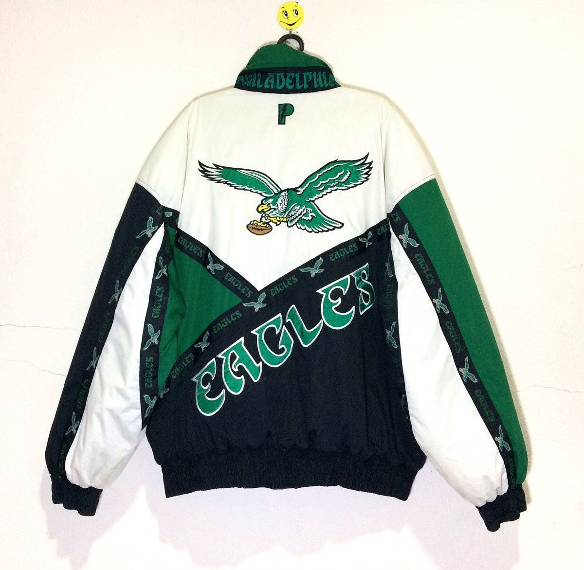 NFL × Pro Player Vtg PHILADELPHIA EAGLES Bomber Pro Player Daniel Young Team | Grailed