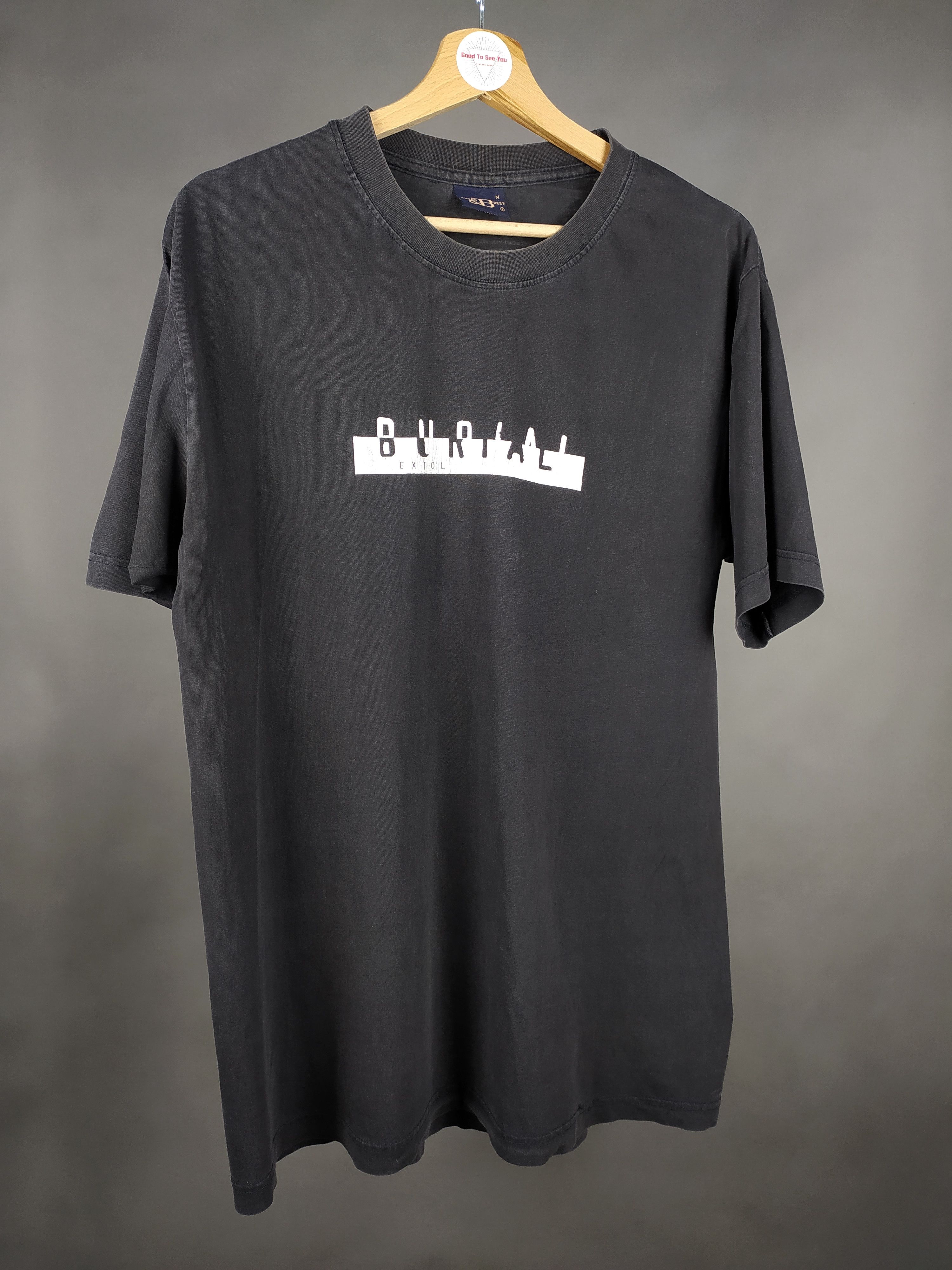 Band Tees × Vintage Extol - Burial black metal 90s t-shirt | Grailed