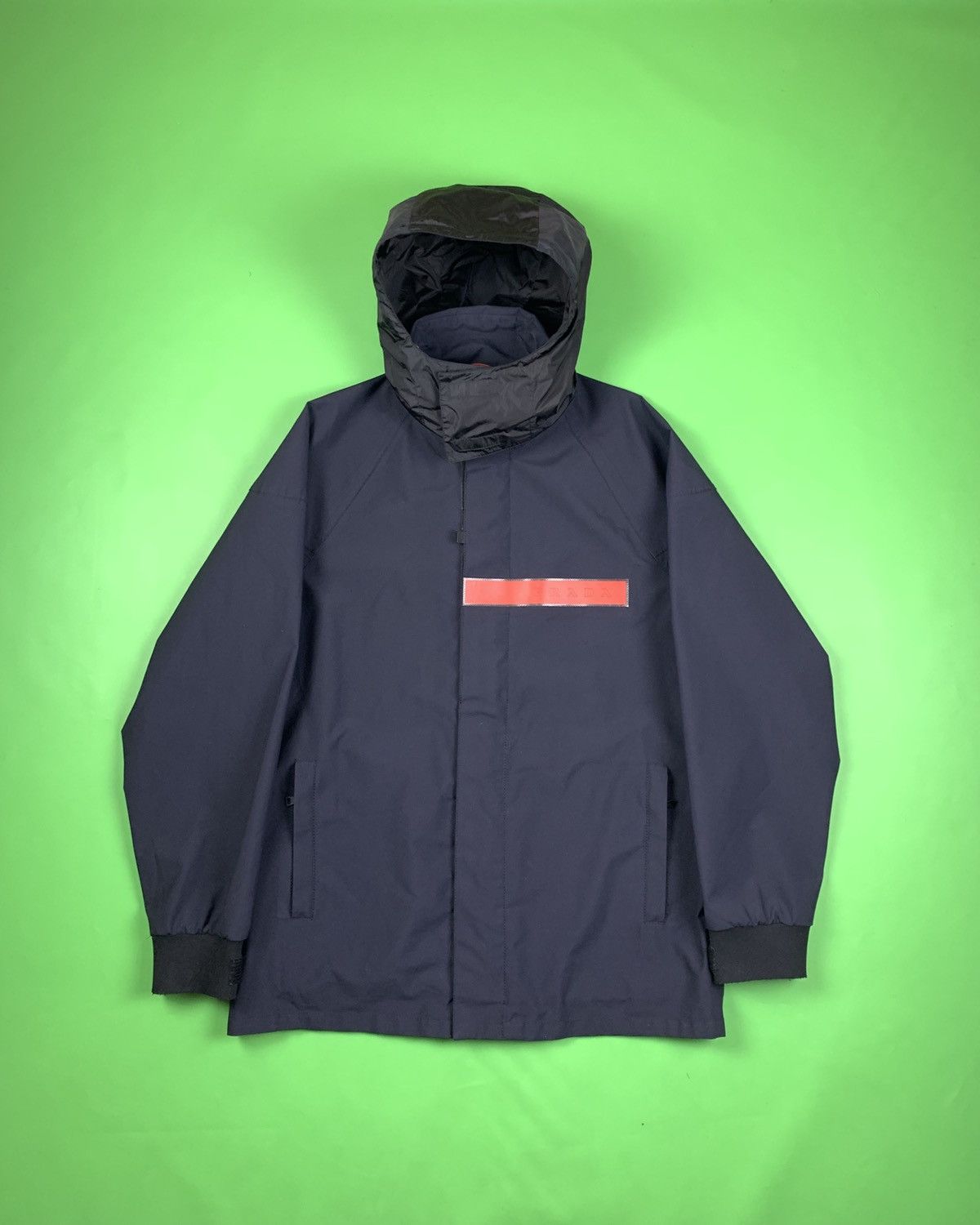 Prada Prada Milano Linea Rossa Gore-Tex 2 Big Logo Coat Jacket | Grailed