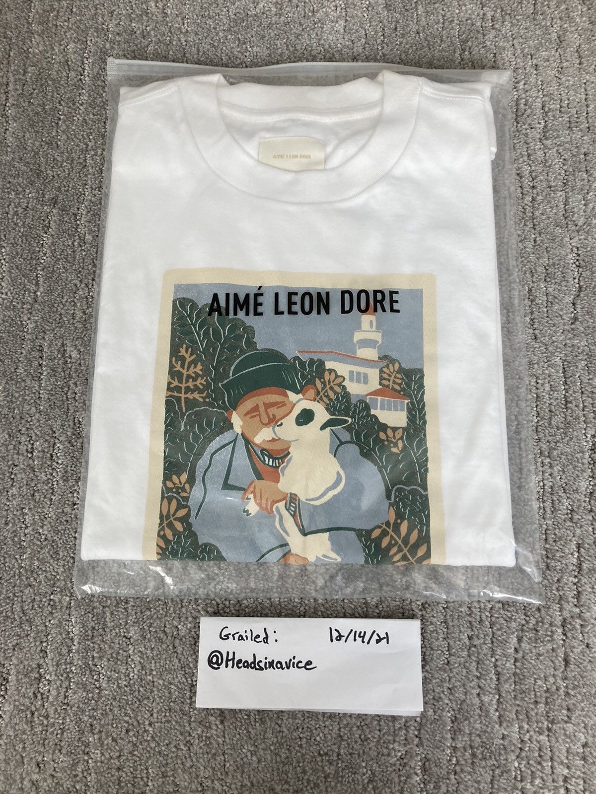 Aime Leon Dore Aimé Leon Dore Molina Pappou Goat Tee FW21 | Grailed