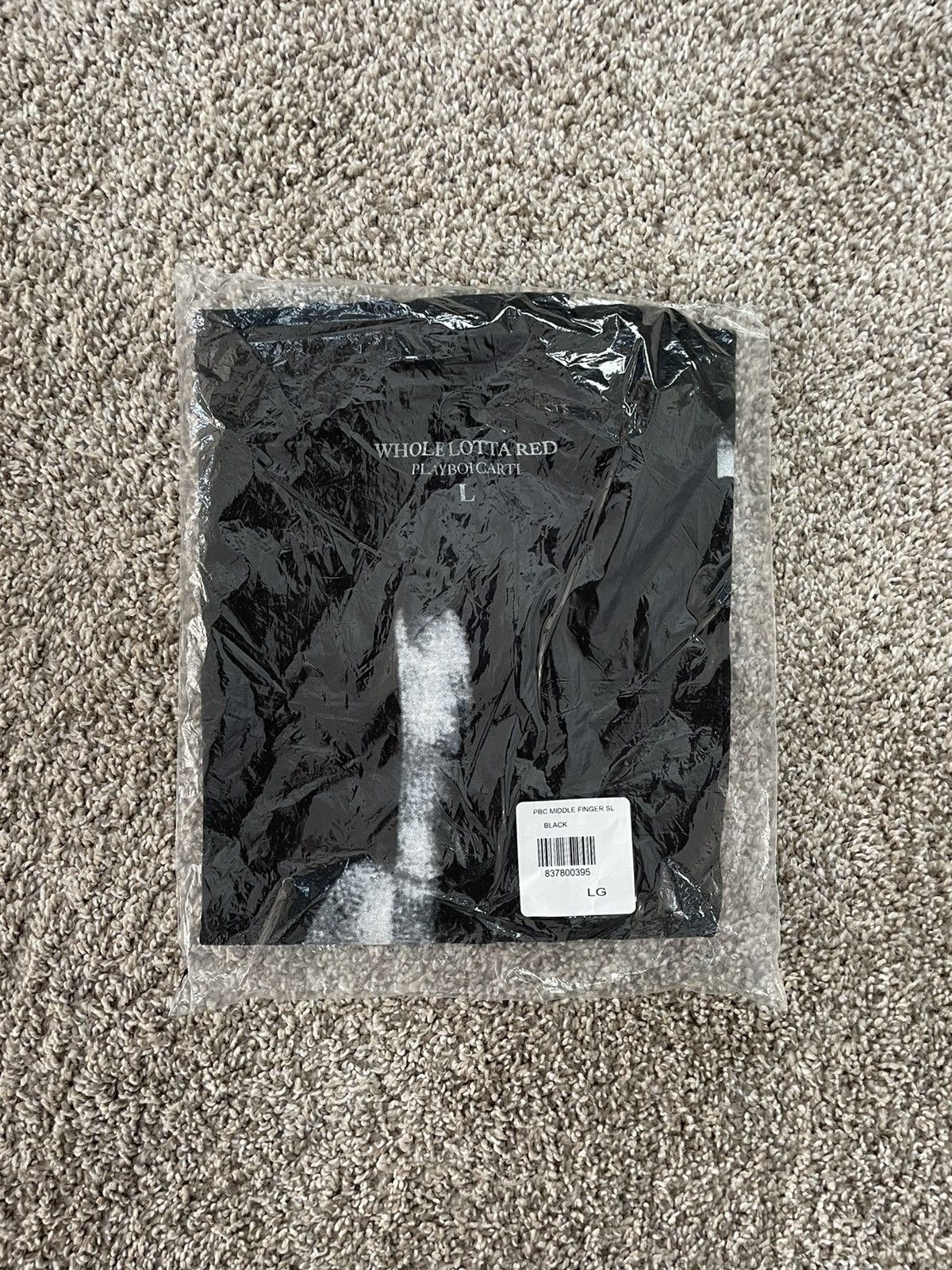 Playboi Carti Very rare. WLR middle finger cutoff merch | Grailed