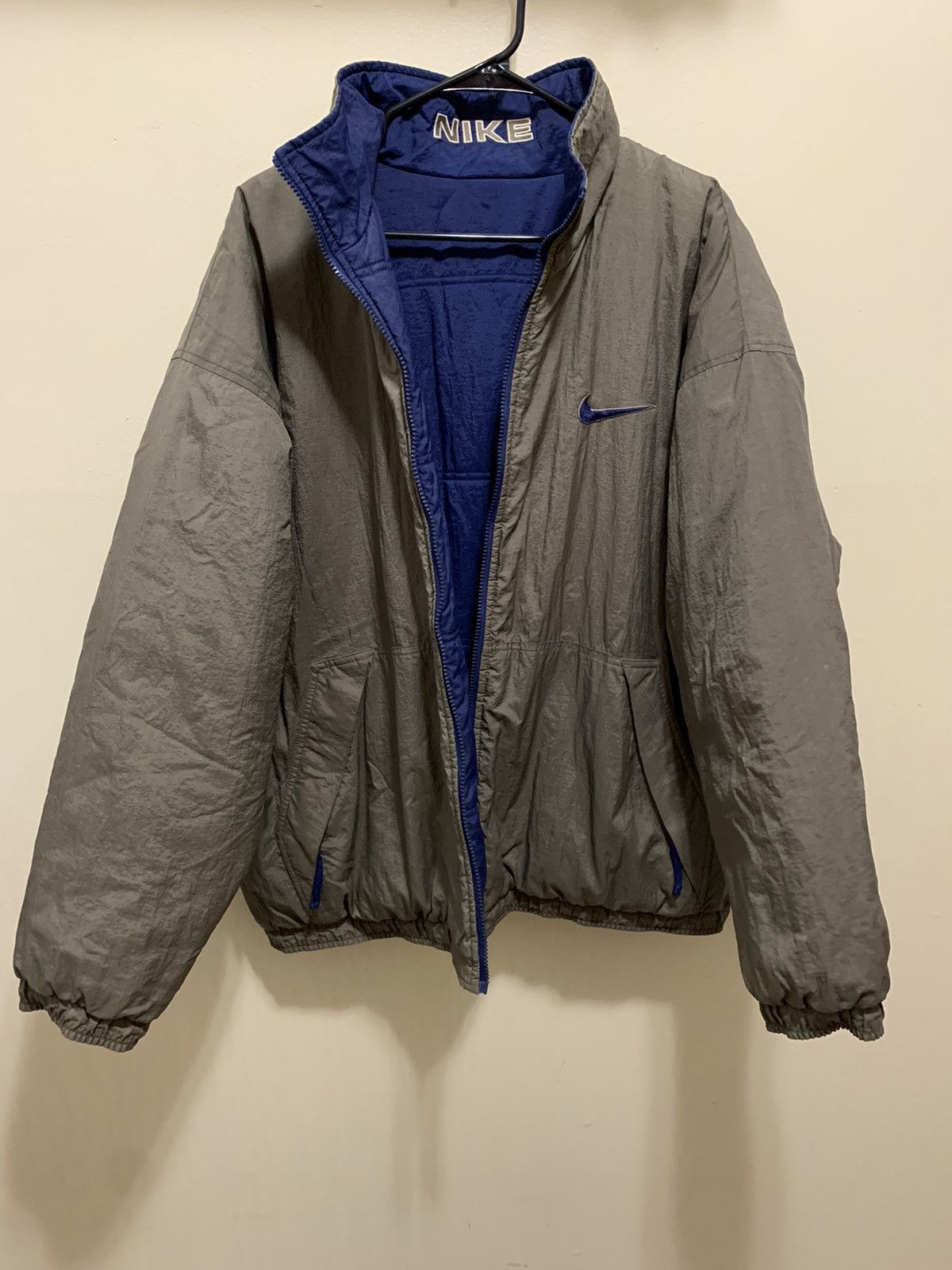 Nike × Vintage Vintage Nike Reversible Coat | Grailed
