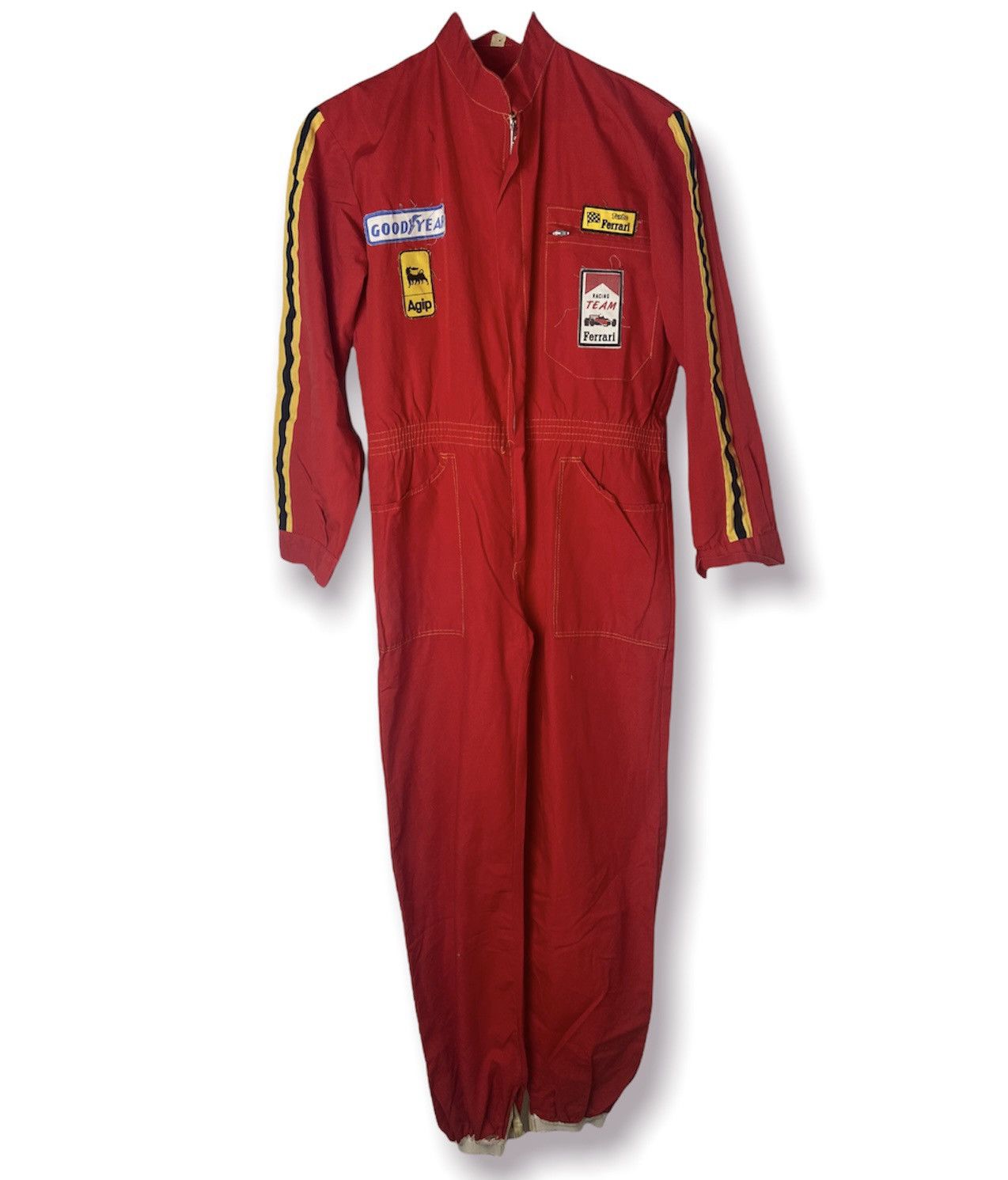 Ferrari × Racing × Vintage Ferrari Racing team F1 vintage suit jumpsuit ...