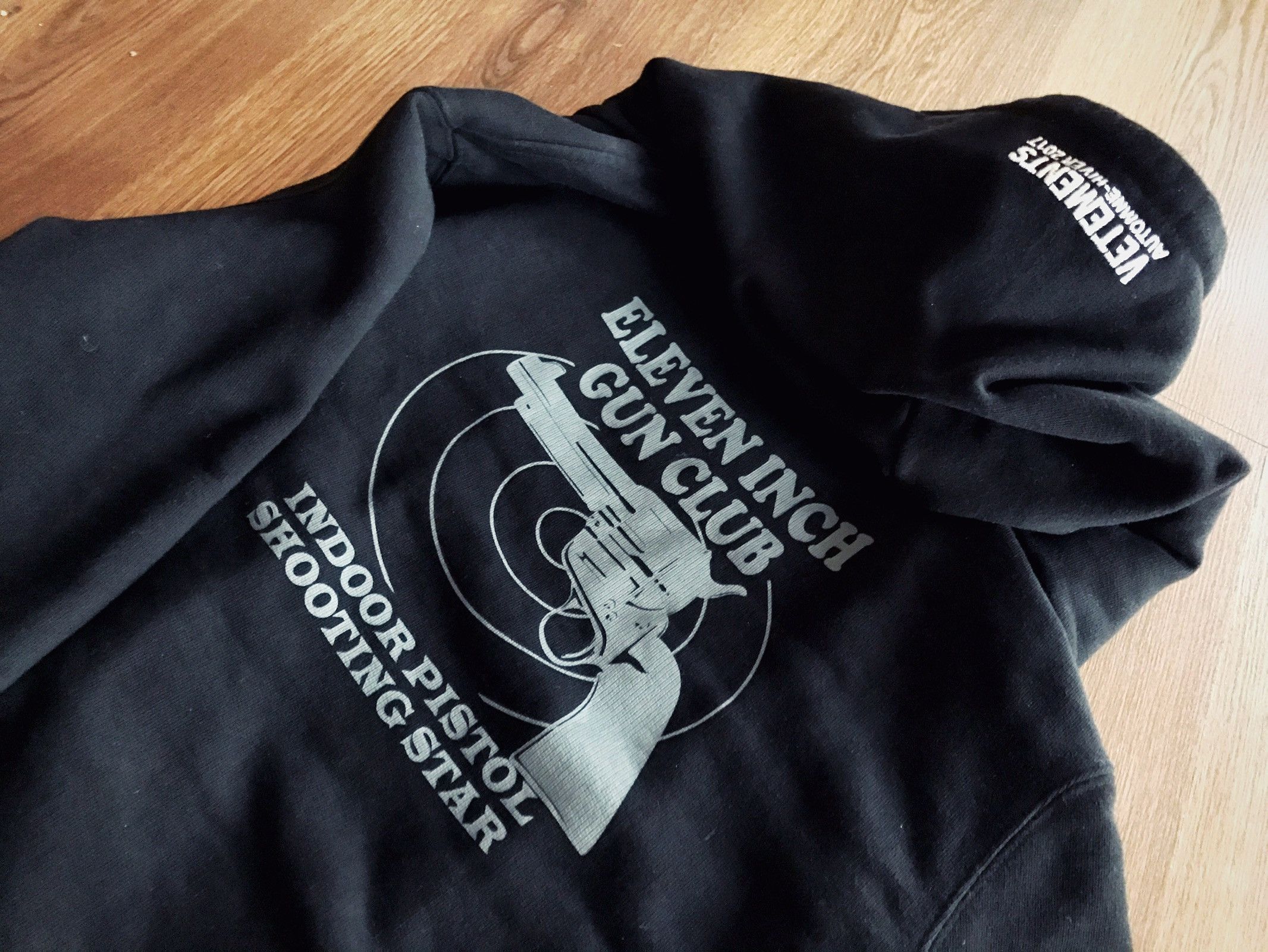 Vetements Eleven Inch Gun Club Hoodie | Grailed