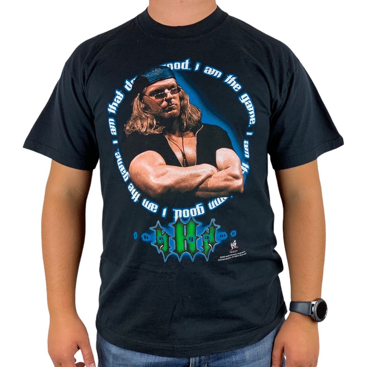 Vintage × Wwe Triple H 2000 The Game Come Get Some WWF WWE Wrestling ...