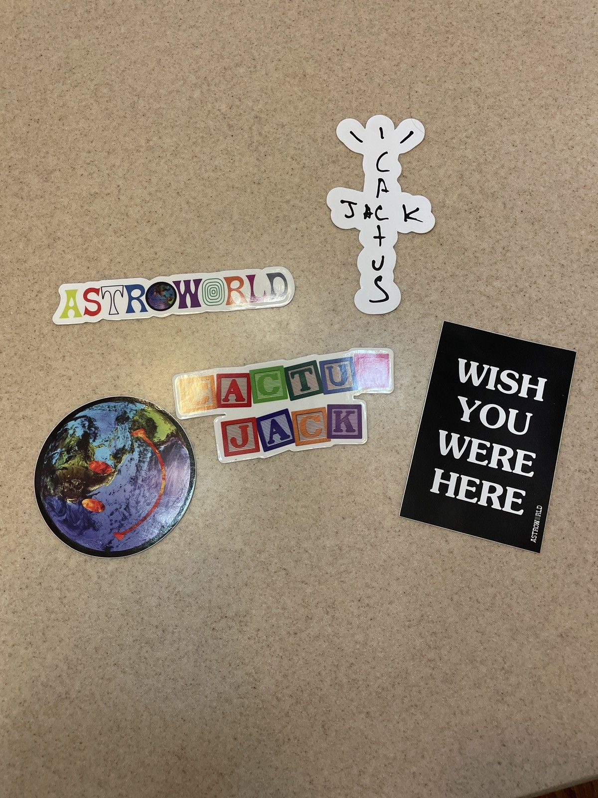 Travis Scott Travis Scott Astroworld Sticker Pack | Grailed