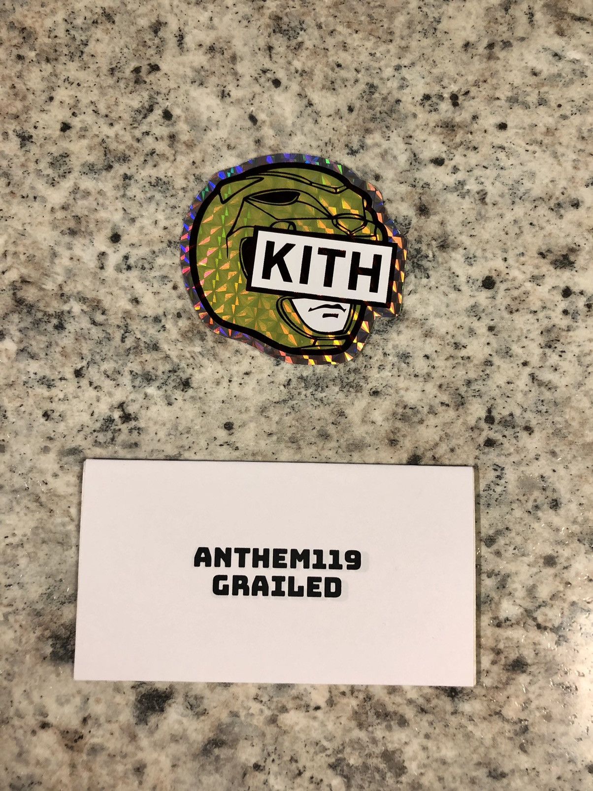Kith Kith Power Ranger Yellow Ranger Sticker | Grailed