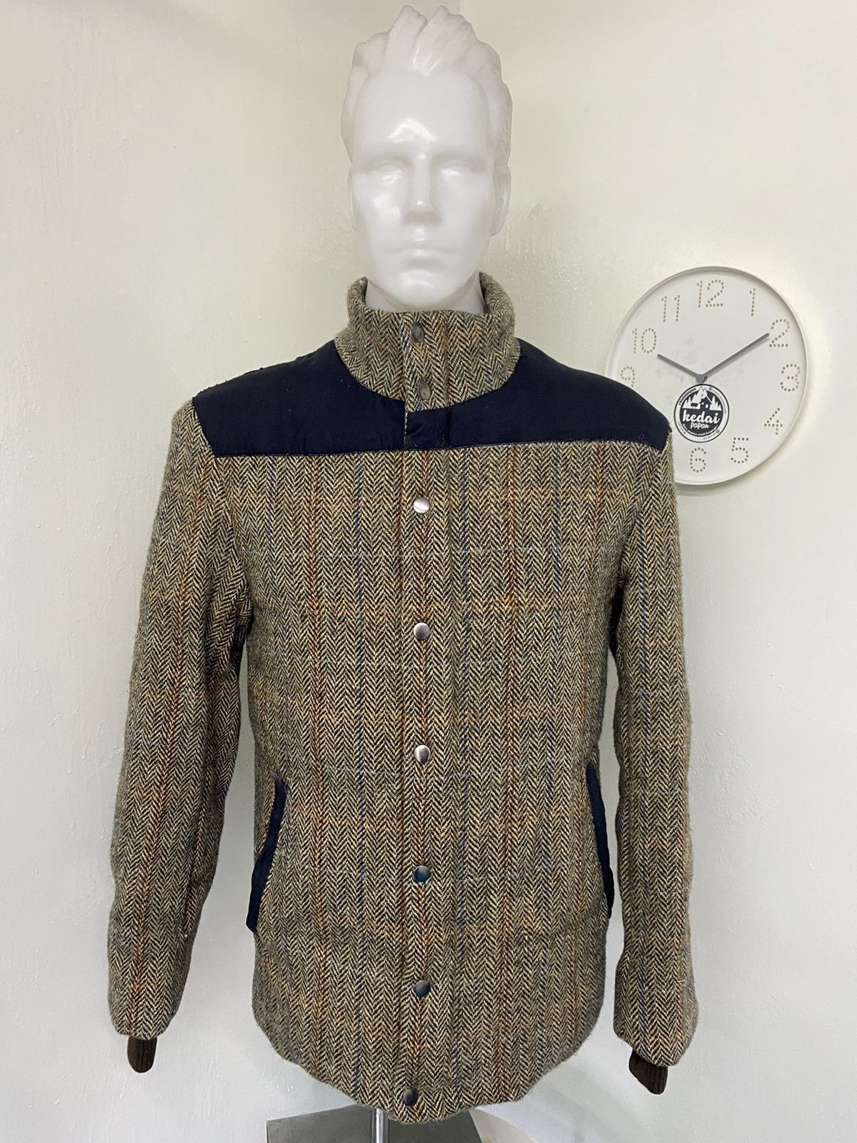 Harris Tweed × Vintage VTG HARRIS TWEED GEORGIA WINTER JACKET | Grailed