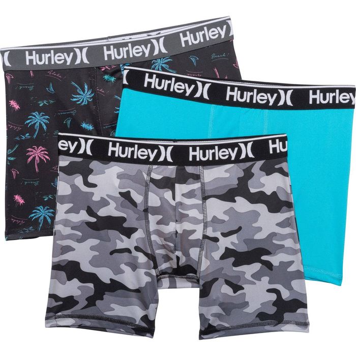Hurley Hurley Regrind Men's Boxer Briefs 3 Pack Medium | Grailed