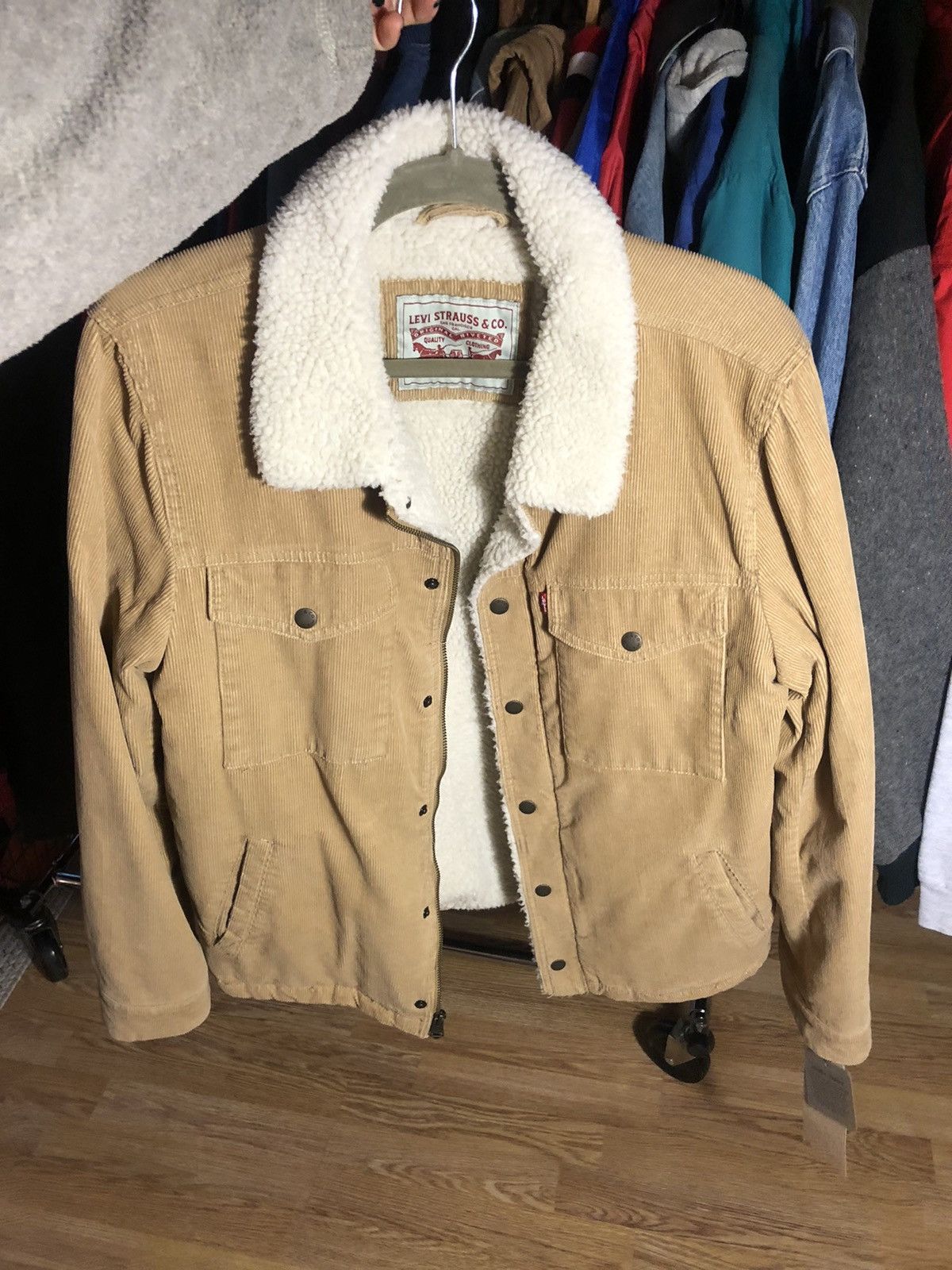 Levi's LEVI’S MENS CORDUROY SHERPA TRUCKER JACKET | Grailed