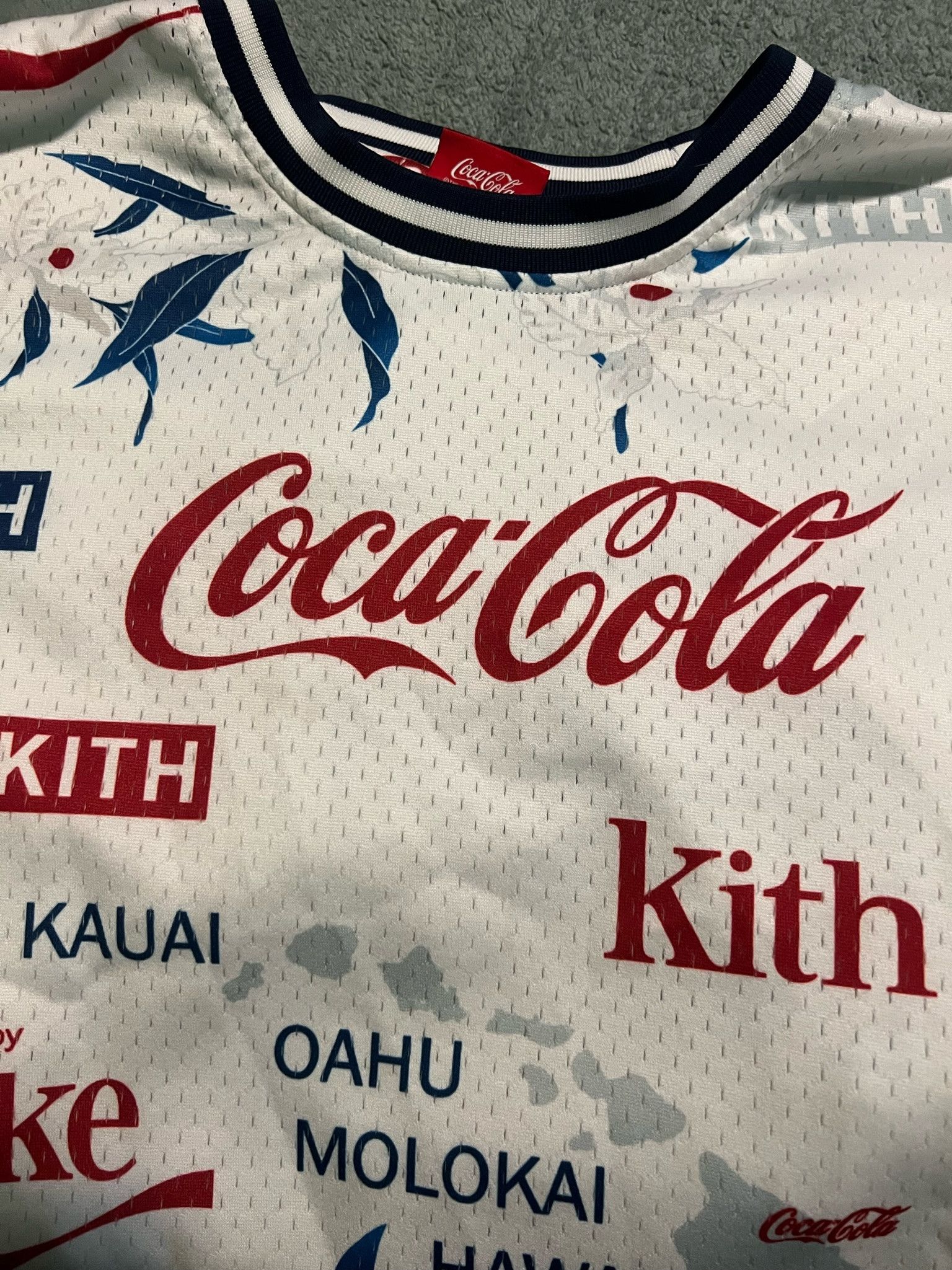 Coca Cola × Kith Kith X Coca-Cola White Short Sleeve Jersey XXL | Grailed