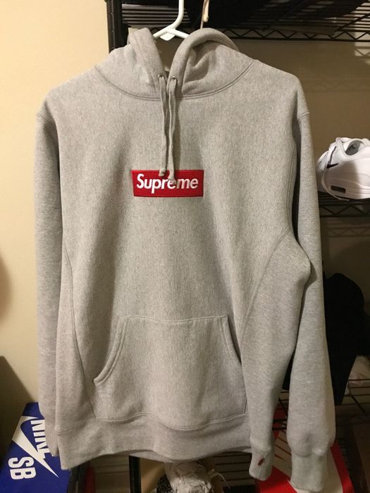 Supreme Supreme Grey Box Logo | Grailed