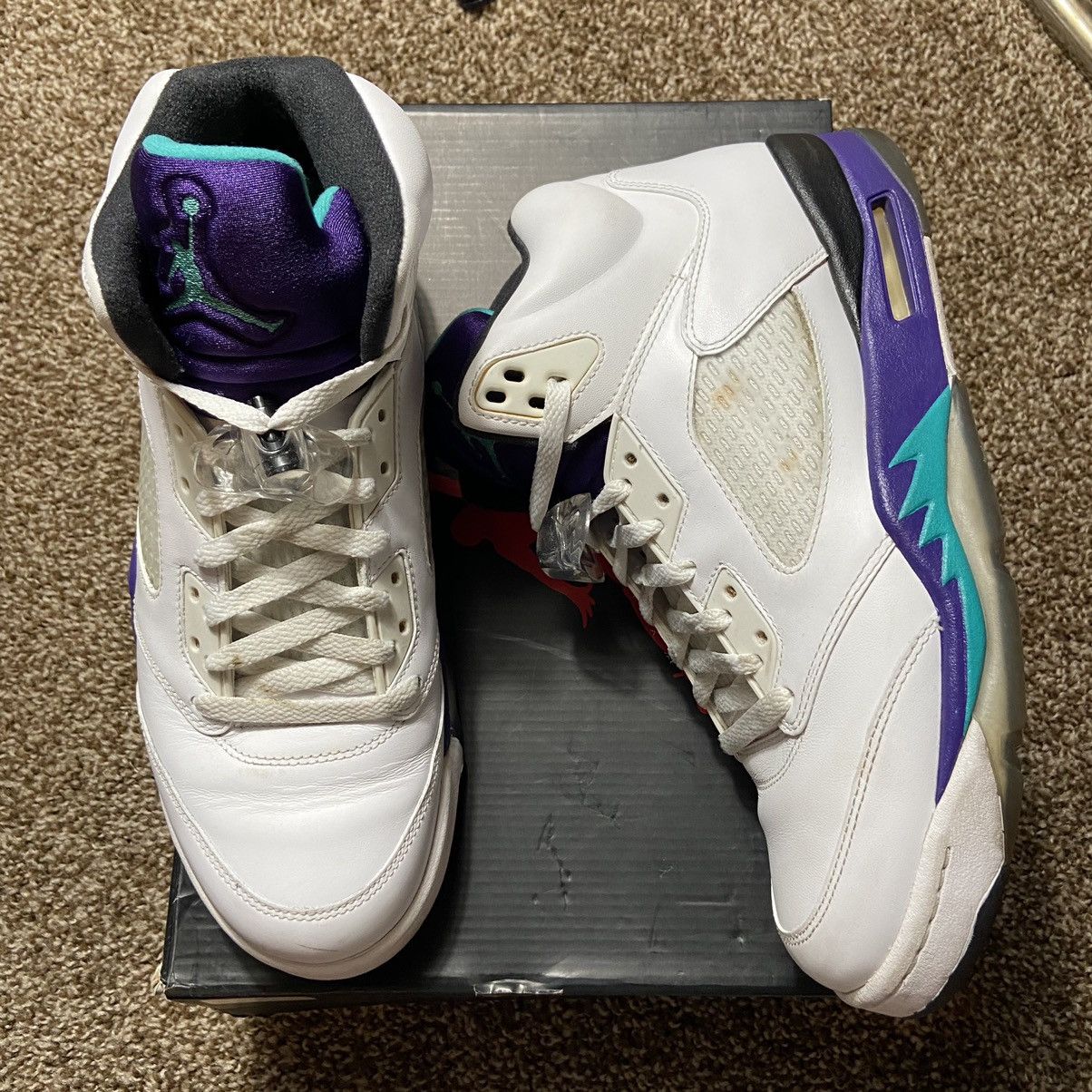 Jordan Brand × Streetwear 2013 Air Jordan 5 Retro GRAPE 136027-108 ...