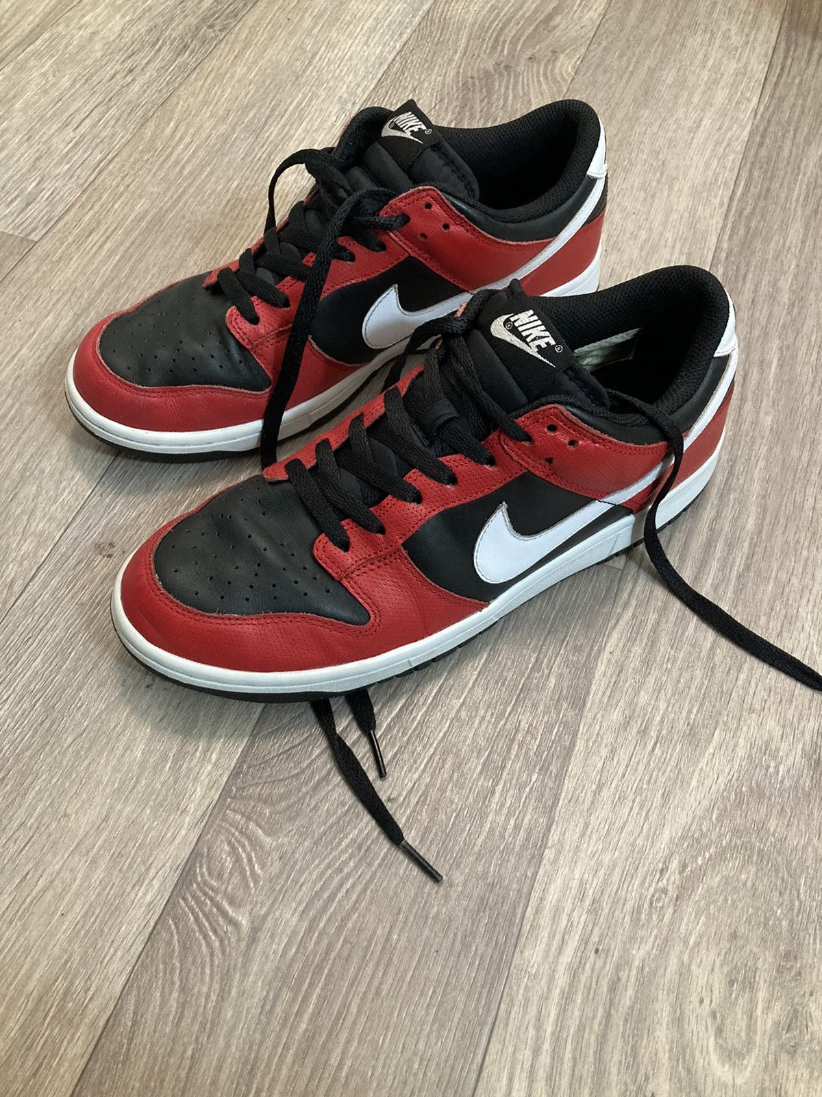 Nike 2011 Nike Dunk Low Micro Perf Pack Red Black | Grailed