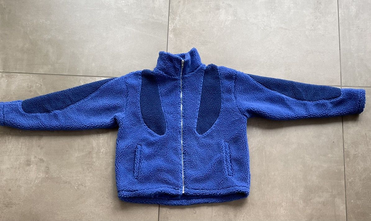 Streetwear Blue systemic Teddy Fleece Jacket | Grailed