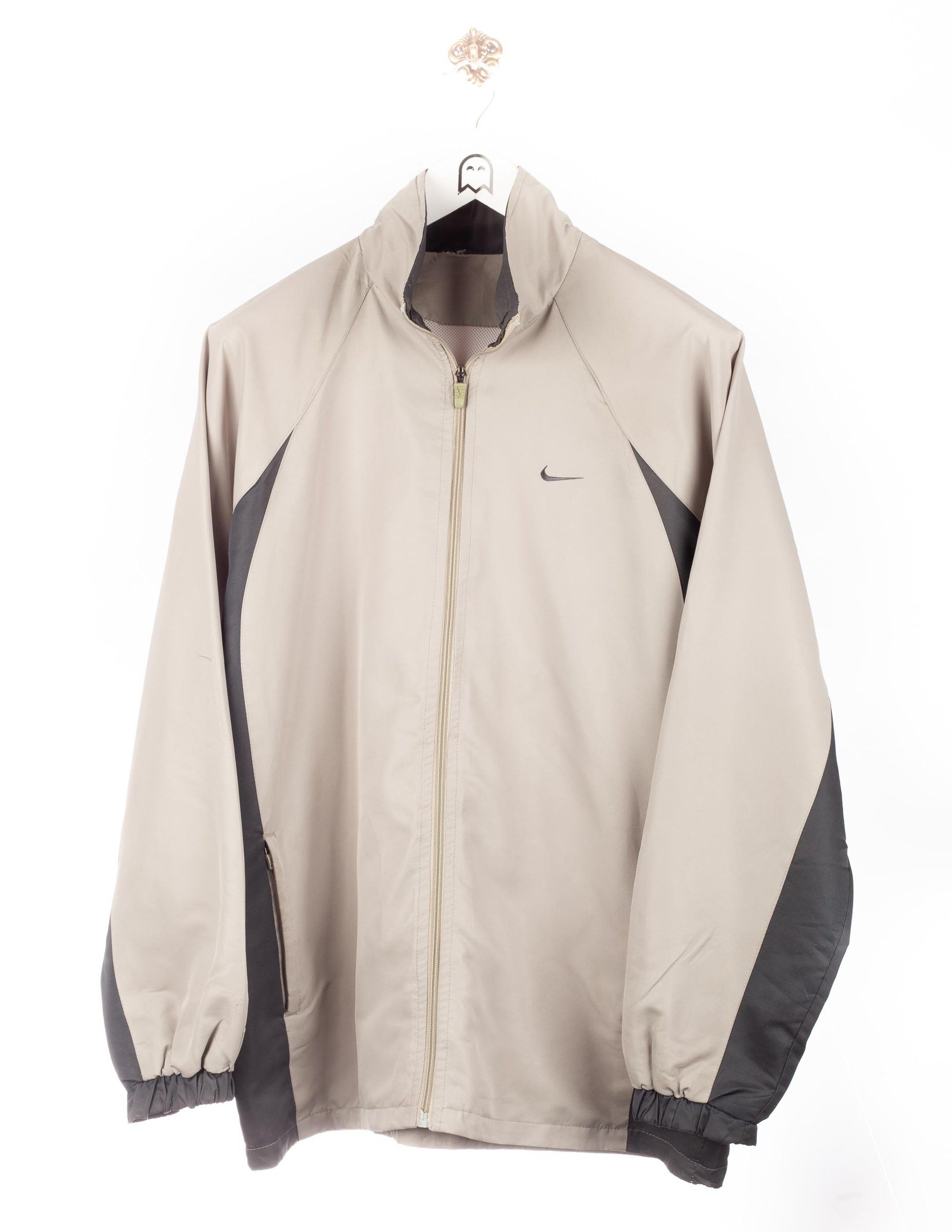 Nike Vintage Nike Transition Jacket Logo Embroidery Grey | Grailed