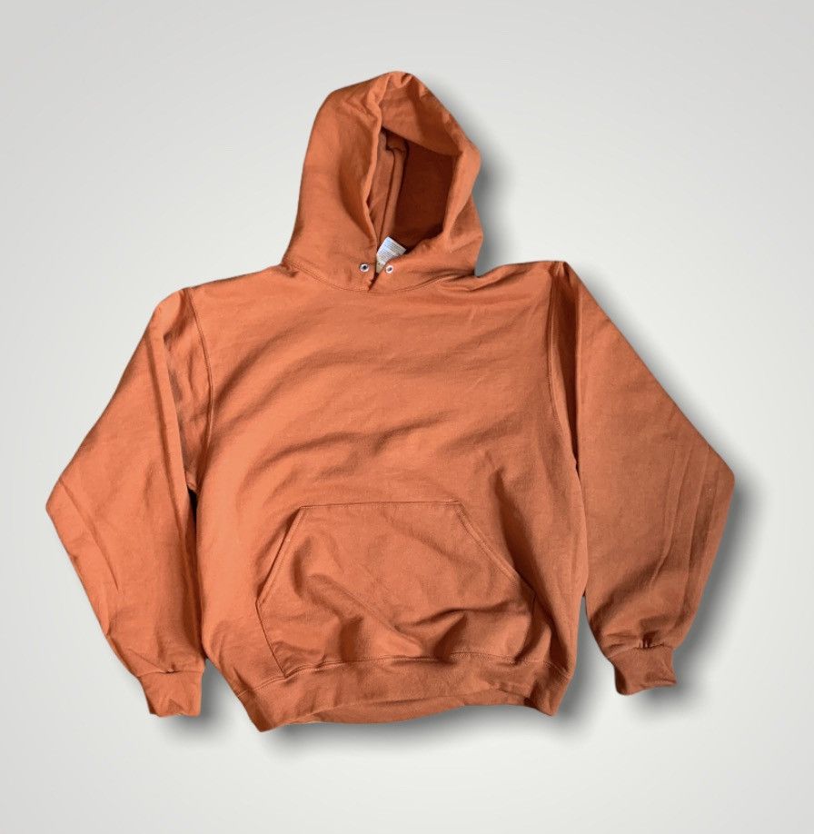 Vintage Rust Burnt Orange Russell Sweatshirt Hoodie Blank | Grailed