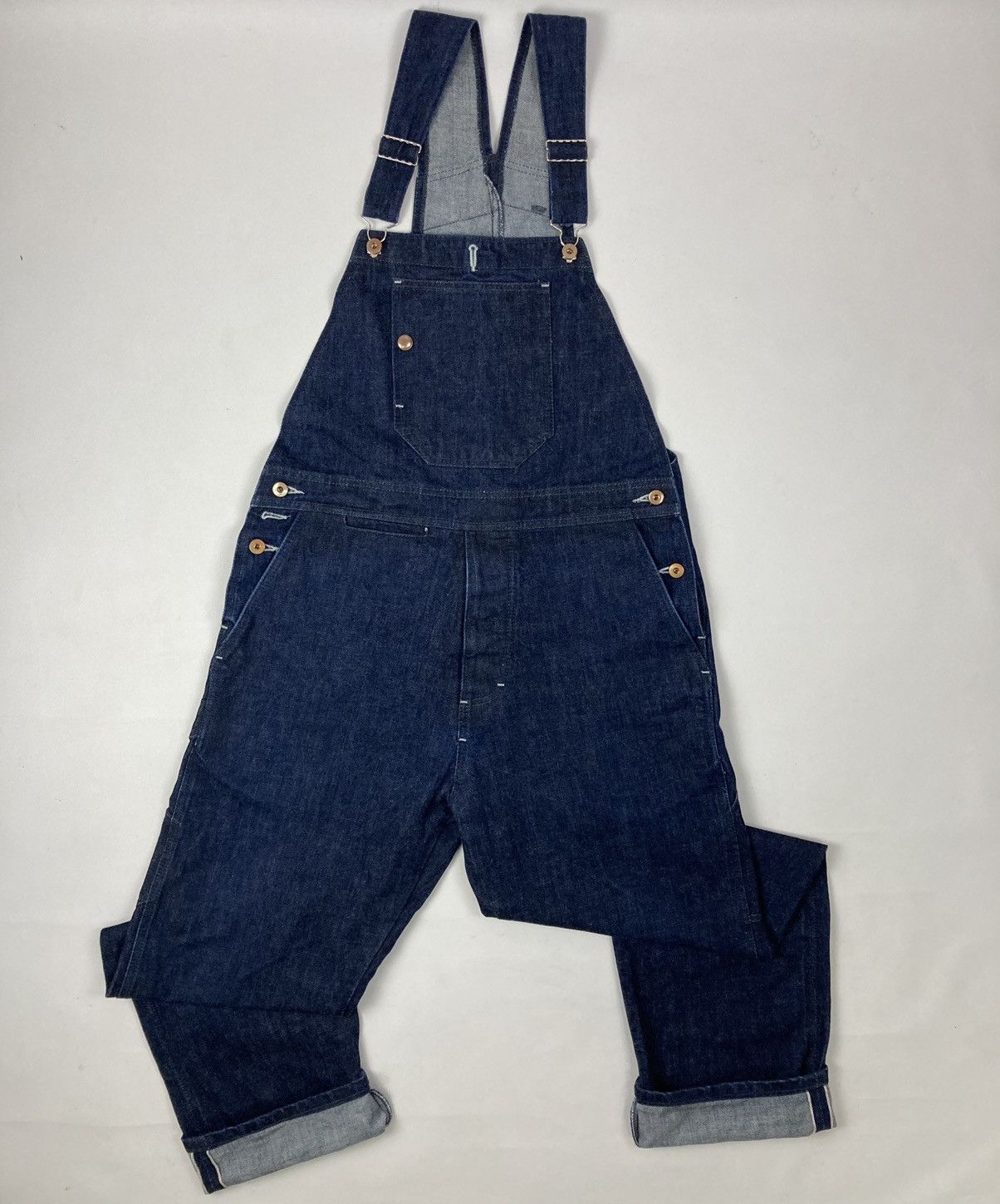 Made In Usa × Streetwear Zace Raw Selvedge Denim Overalls USA Made ...