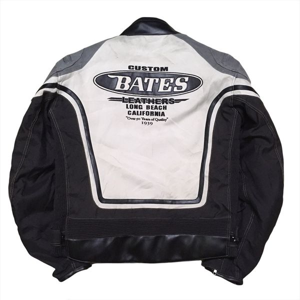 Vintage Custom Bates Leathers Long Beach California Rider Jacket | Grailed