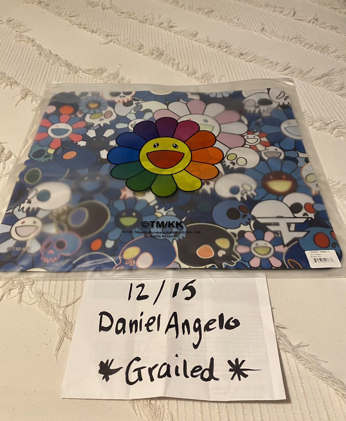 Takashi Murakami FaZe x Murakami Mousepad - Blue (Large) | Grailed