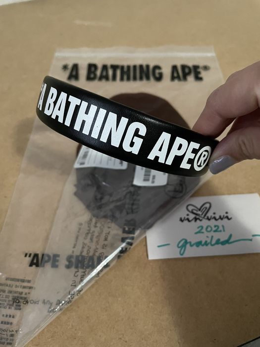 Bape Bathing ape headband black | Grailed