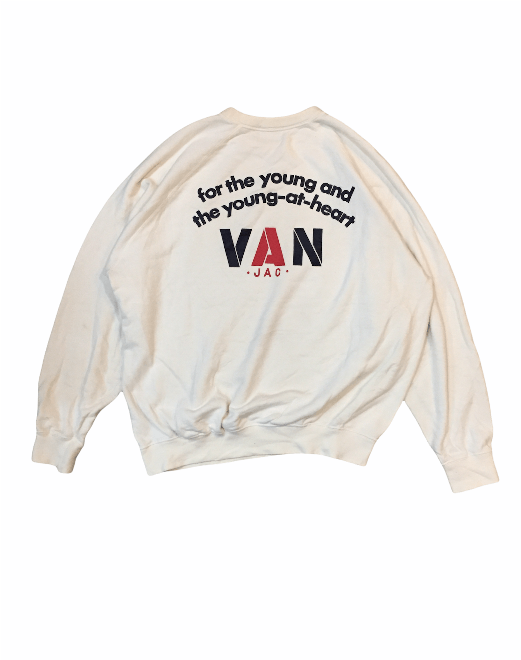 Vintage 90's VAN JAC iconic logo loopwheeler sweatshirt | Grailed