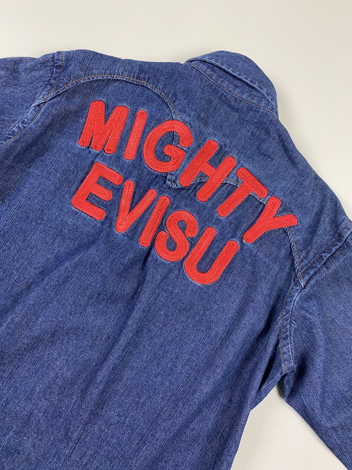 Evisu Evisu Mighty denim shirt (M) | Grailed