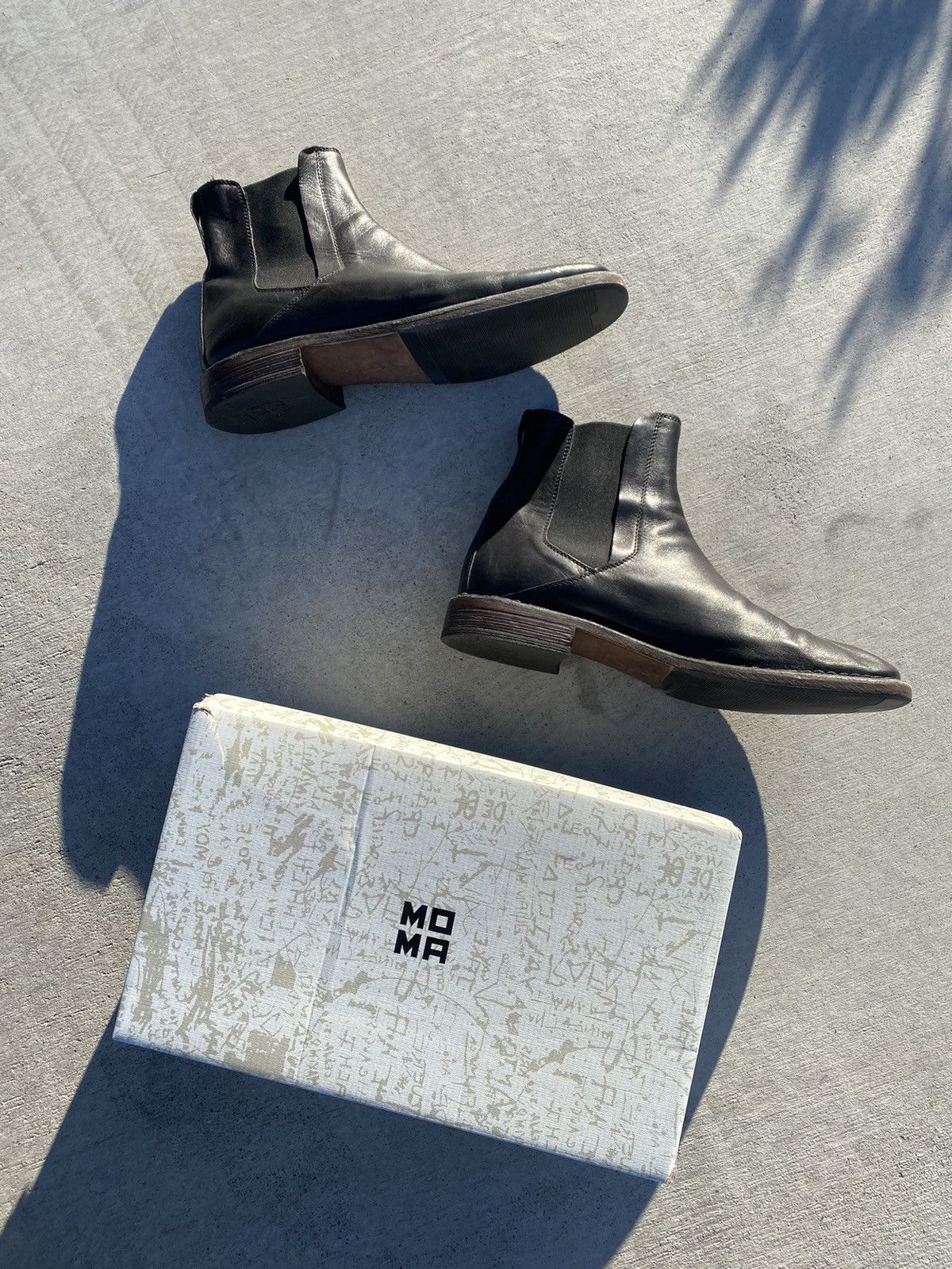 Moma Black Chelsea Boots (Made in Italy) | Grailed