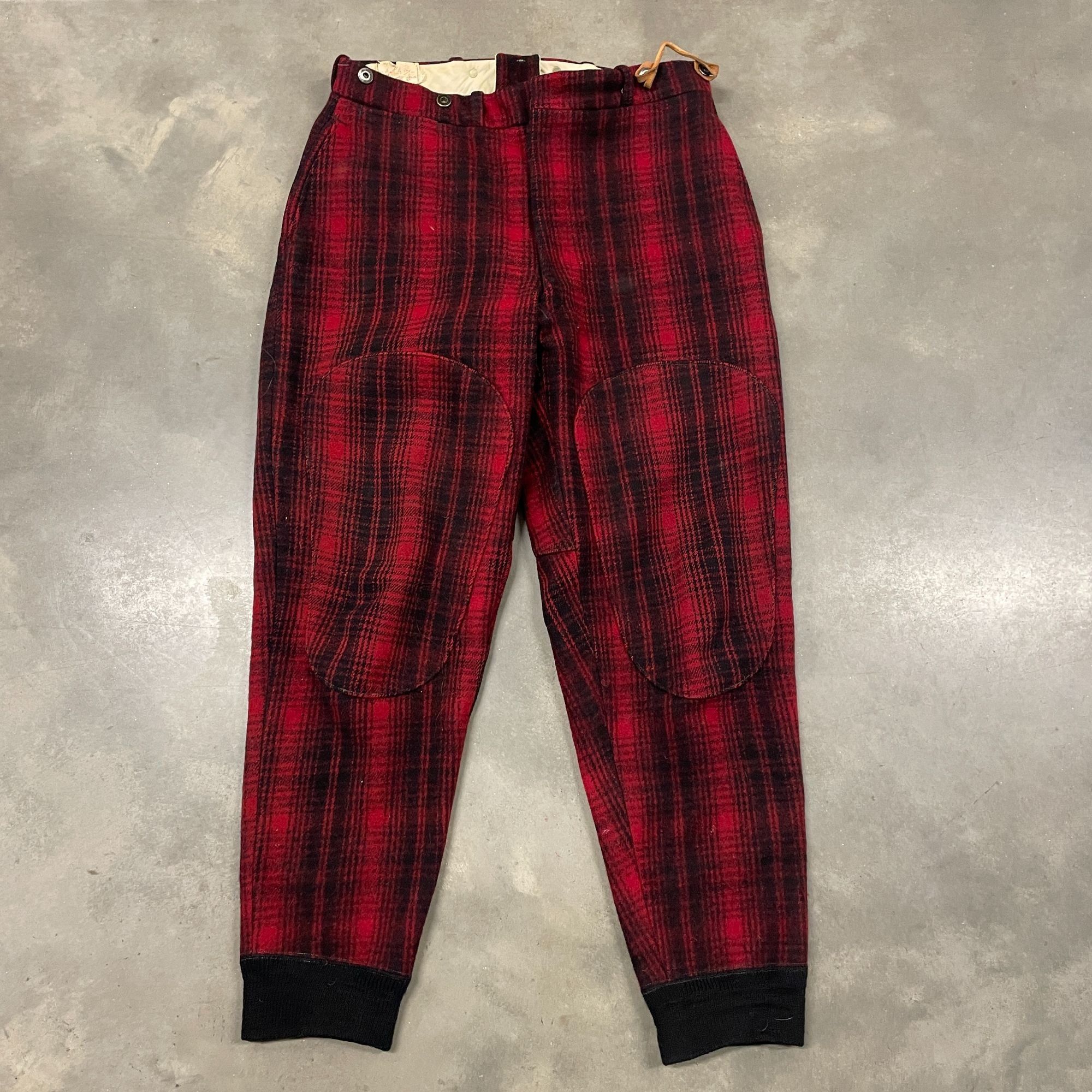 Vintage 40s Woolrich Buffalo Plaid Wool Hunting Pants Britches K | Grailed
