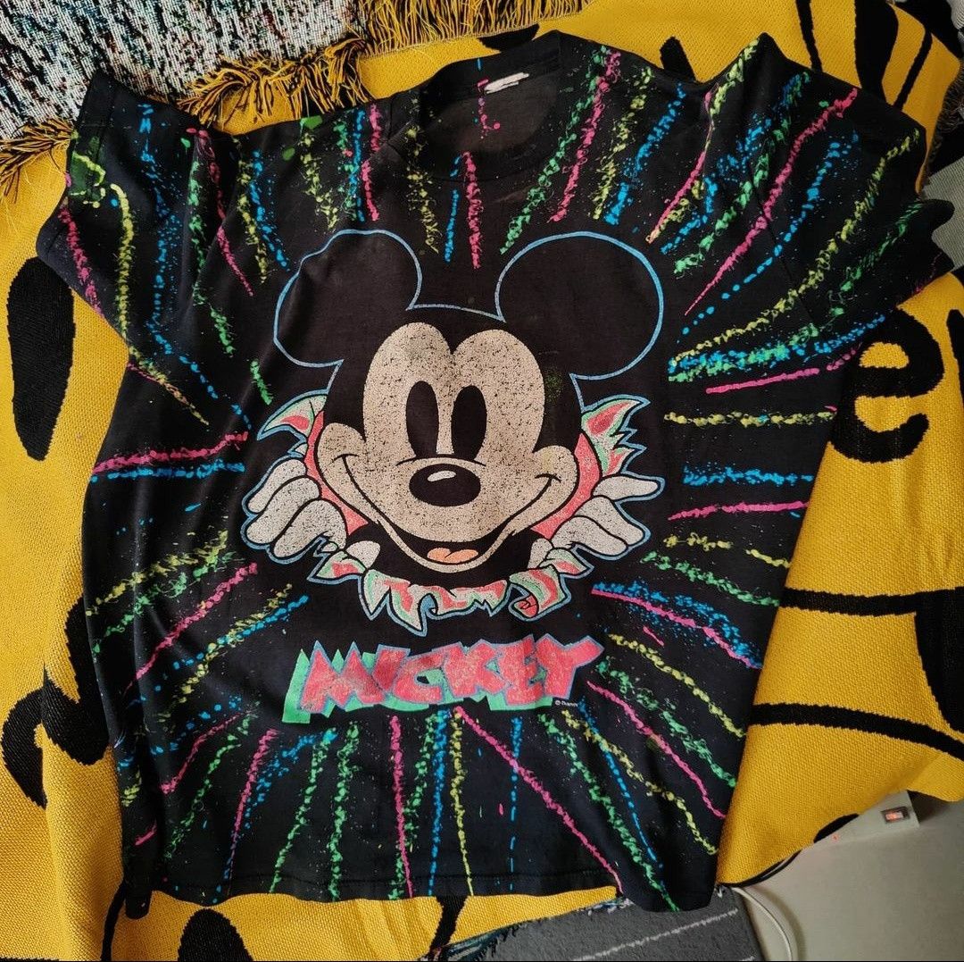 Disney × Mickey Mouse × Vintage vtg90s - AOP Bootleg Mickey Mouse | Grailed