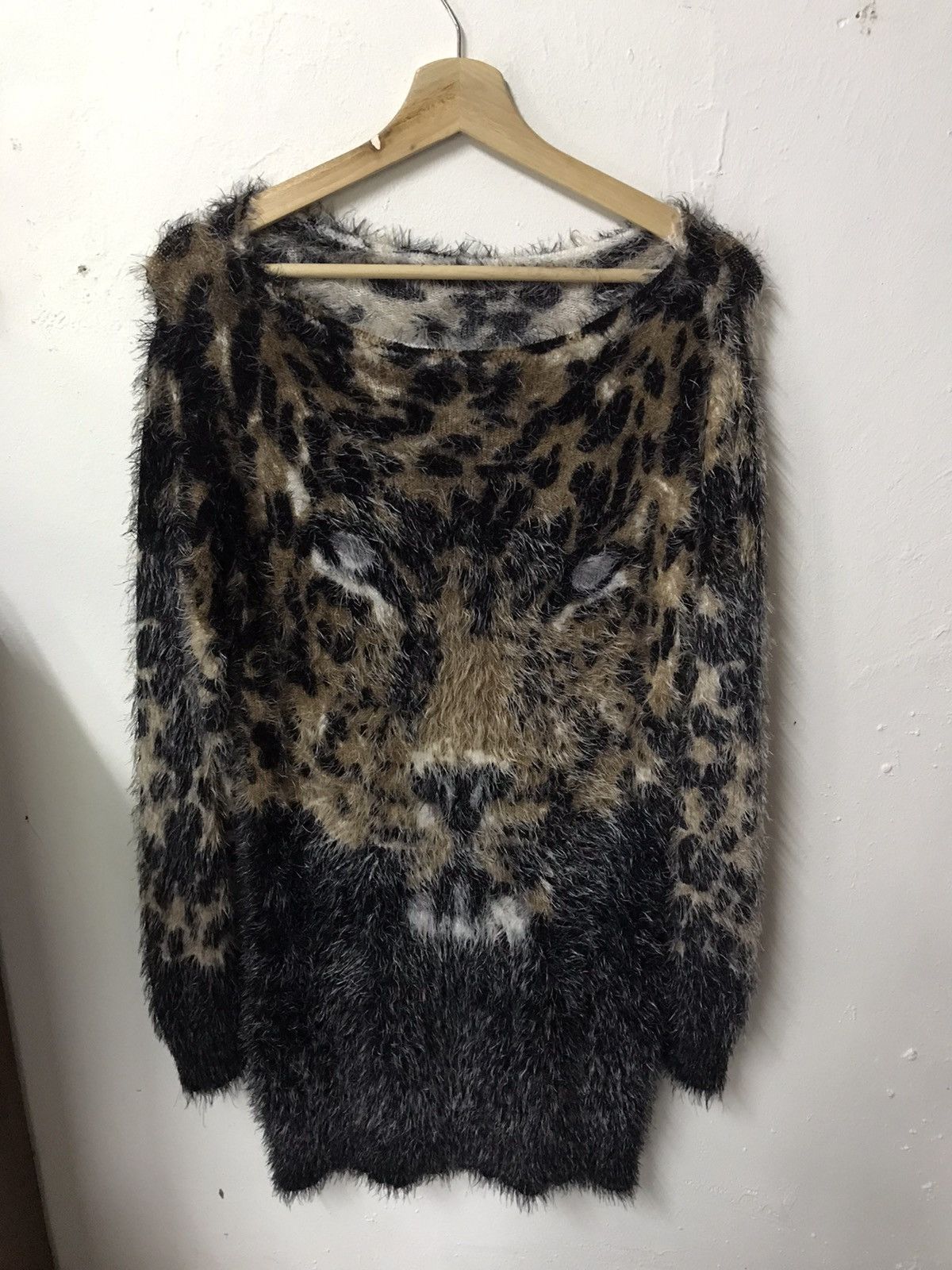 Designer Knitware ladies x very soft fur x tiger x rare! | Grailed