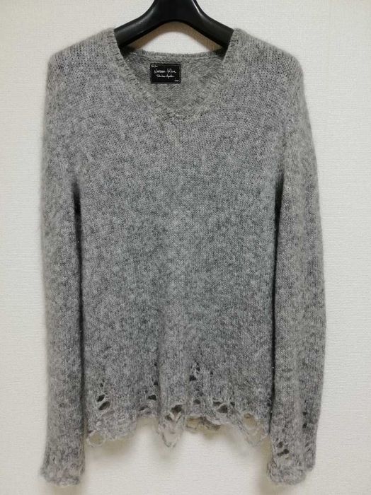 Number (N)ine AW09 Grunge Mohair Knit Sweater | Grailed