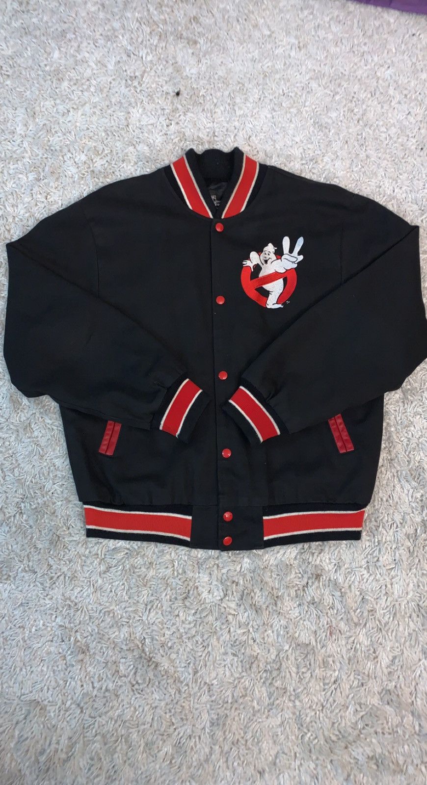 Vintage Vintage 80’s 1989 Ghostbusters 2 Movie Promo Varsity Jacket ...
