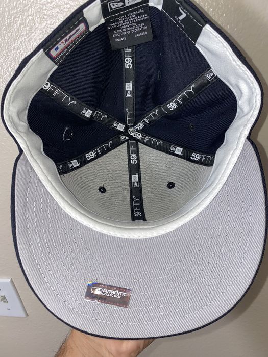 New Era Navy New York Yankees New Era Grey Under Brim Fitted | Grailed